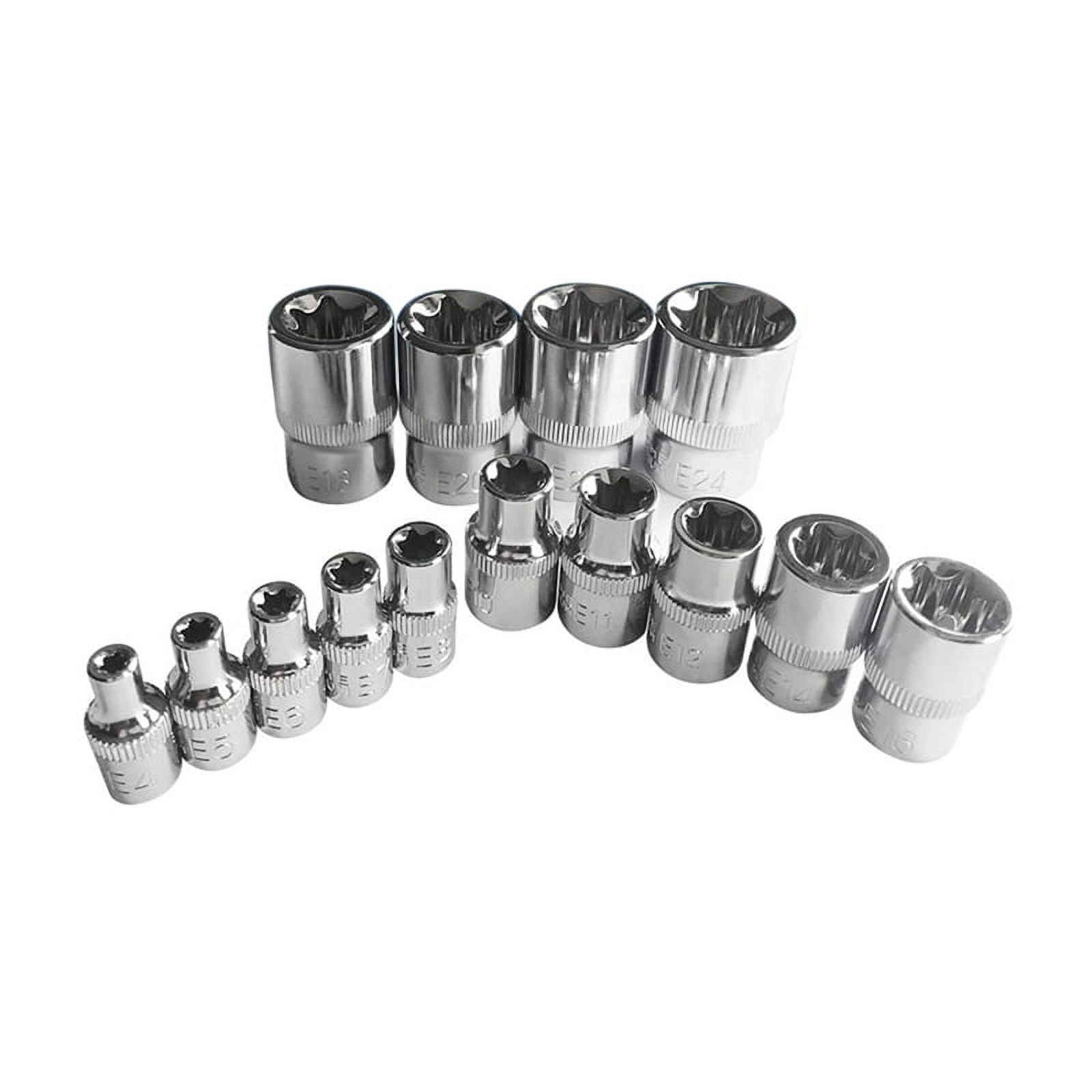 Torx Socket Set Tamper Proof Torx Star Bit Torque Female E-Socket Set ...