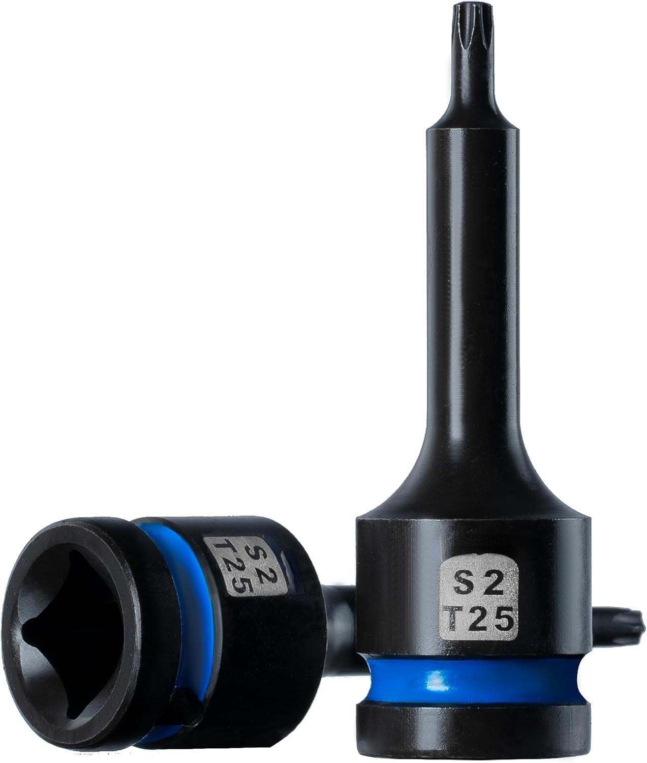 Torx T25 Impact Bit Socket Set 2pcs,1/2" S2 Steel Air Drive Star ...