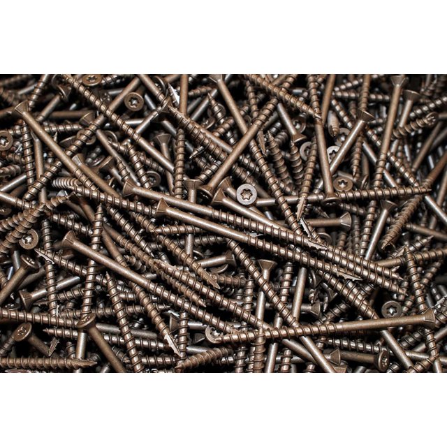 Torx T25 Star Flat Head 10 x 4 Deck ACQ Lumber Wood Type 17 - Walmart.com