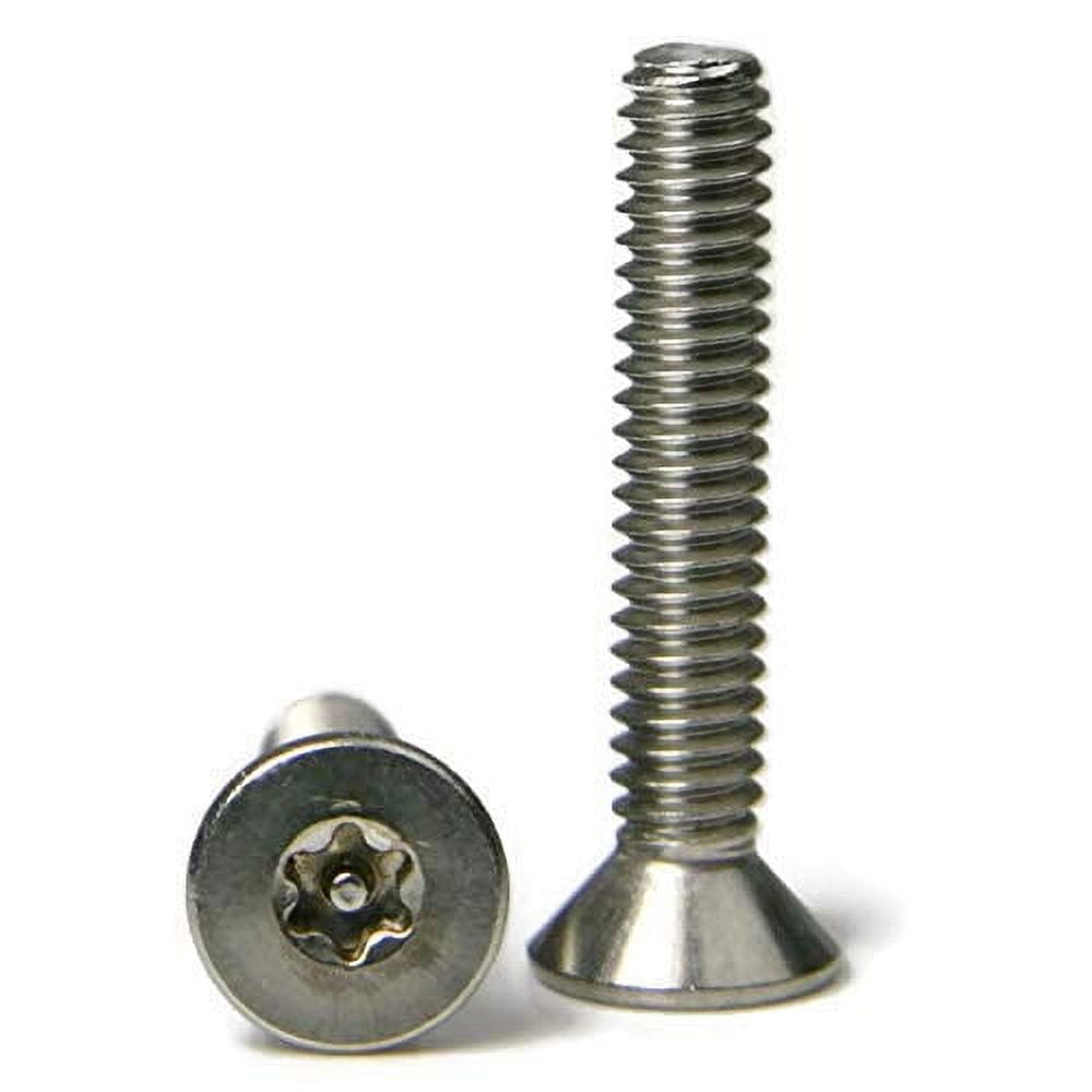 Torx w/Pin Tamper Proof Security Flat Cap Machine Screw 18-8 Stainless ...