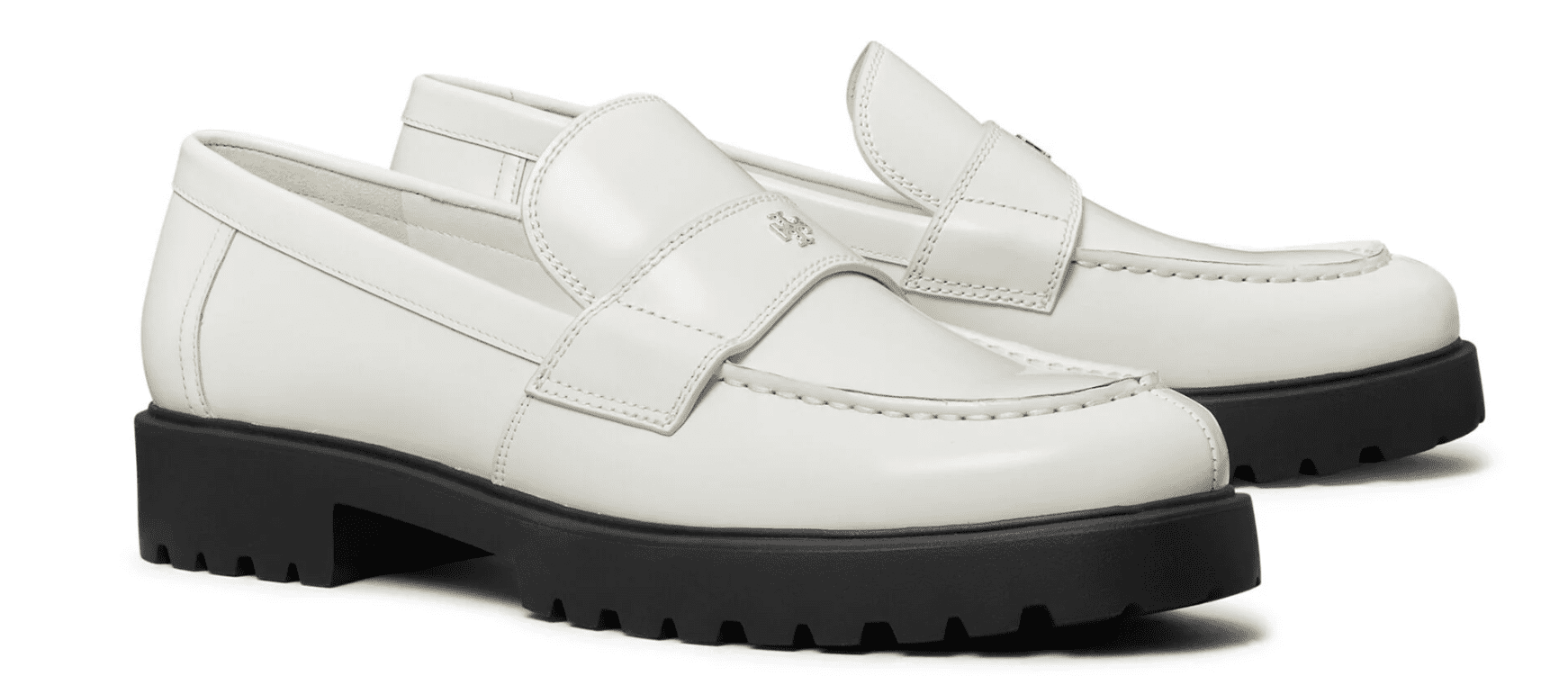 Tory Burch Classic Lug Loafer Dove White 10 - Walmart.com