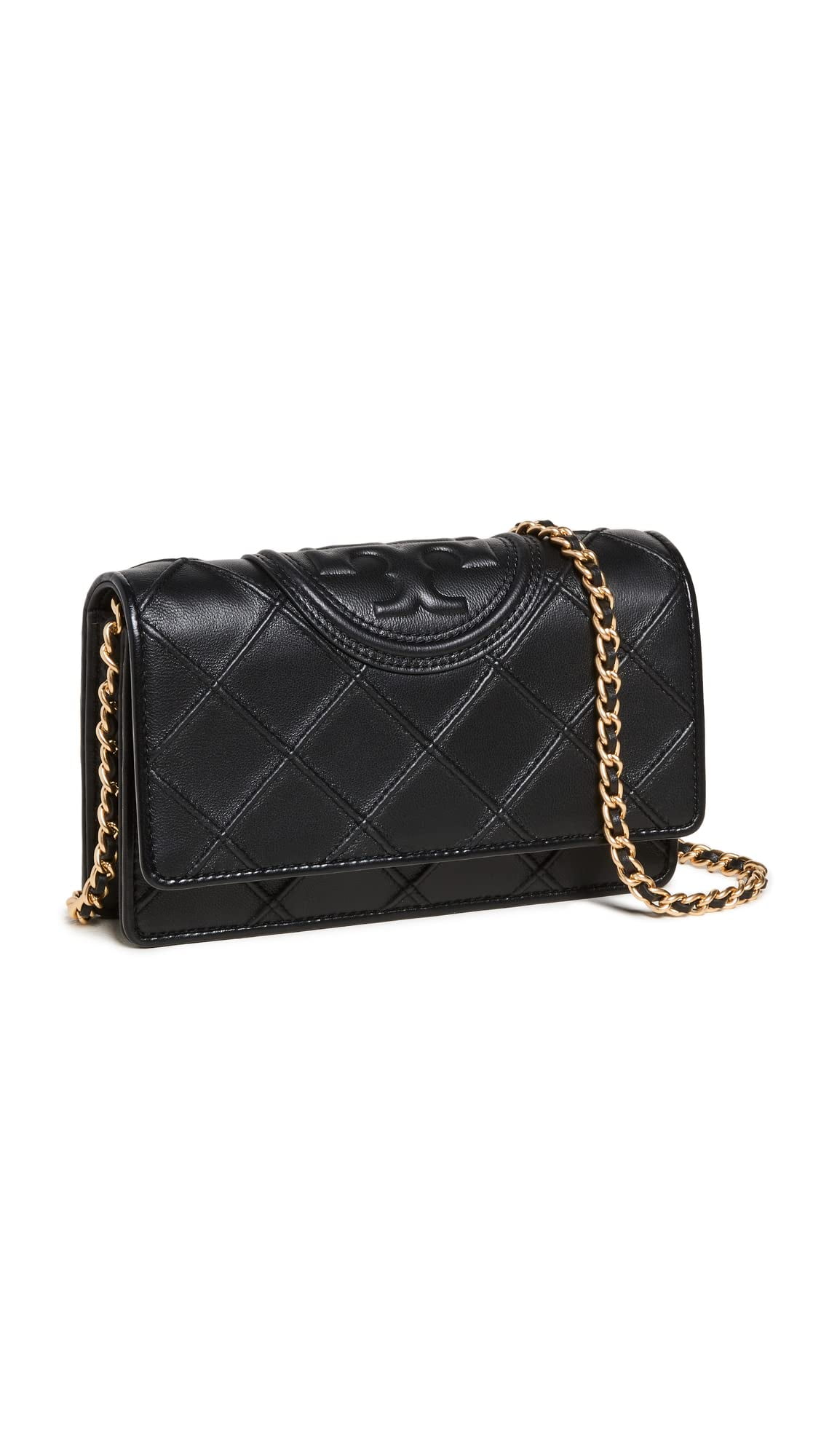 Tory Burch Fleming Women's Quilted Leather Convertible Wallet with ...