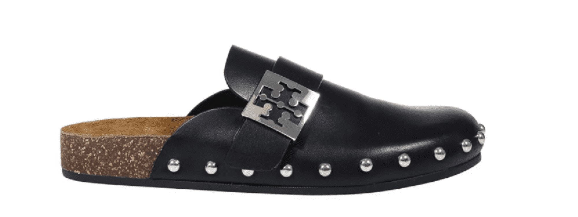 Tory Burch Footwear Mellow Stud Mule Perfect Black / Silver - Walmart.com