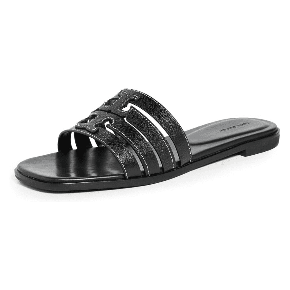 Tory Burch Fw Ines Cage Slide Perfect Black / Perfect Black 10 ...