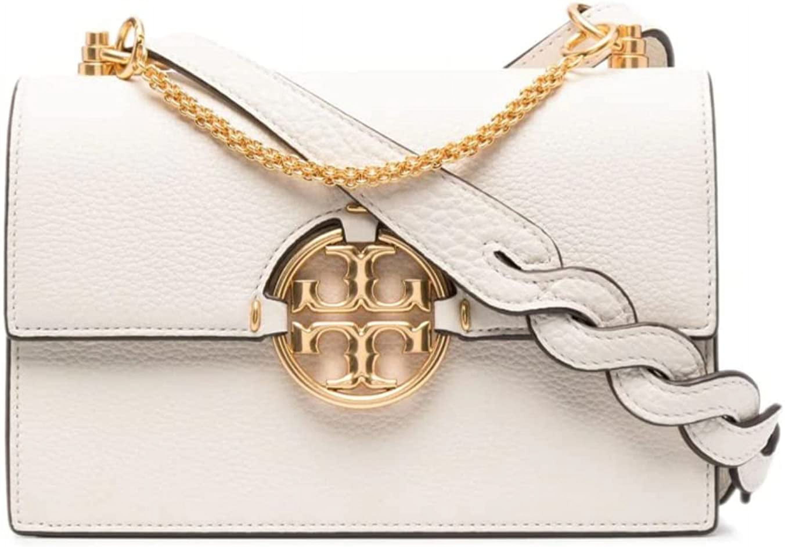 Tory Burch Hb Miller Small Flap Shoulder New Ivory OS - Walmart.com