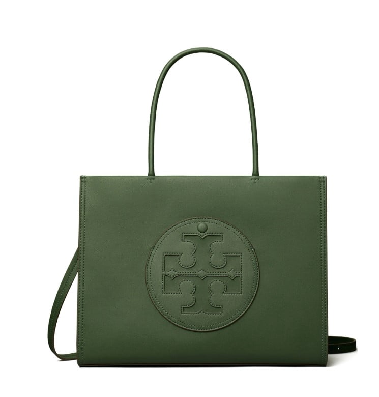 Tory Burch Women's Ella Bio Small Tote, Basil - Walmart.com