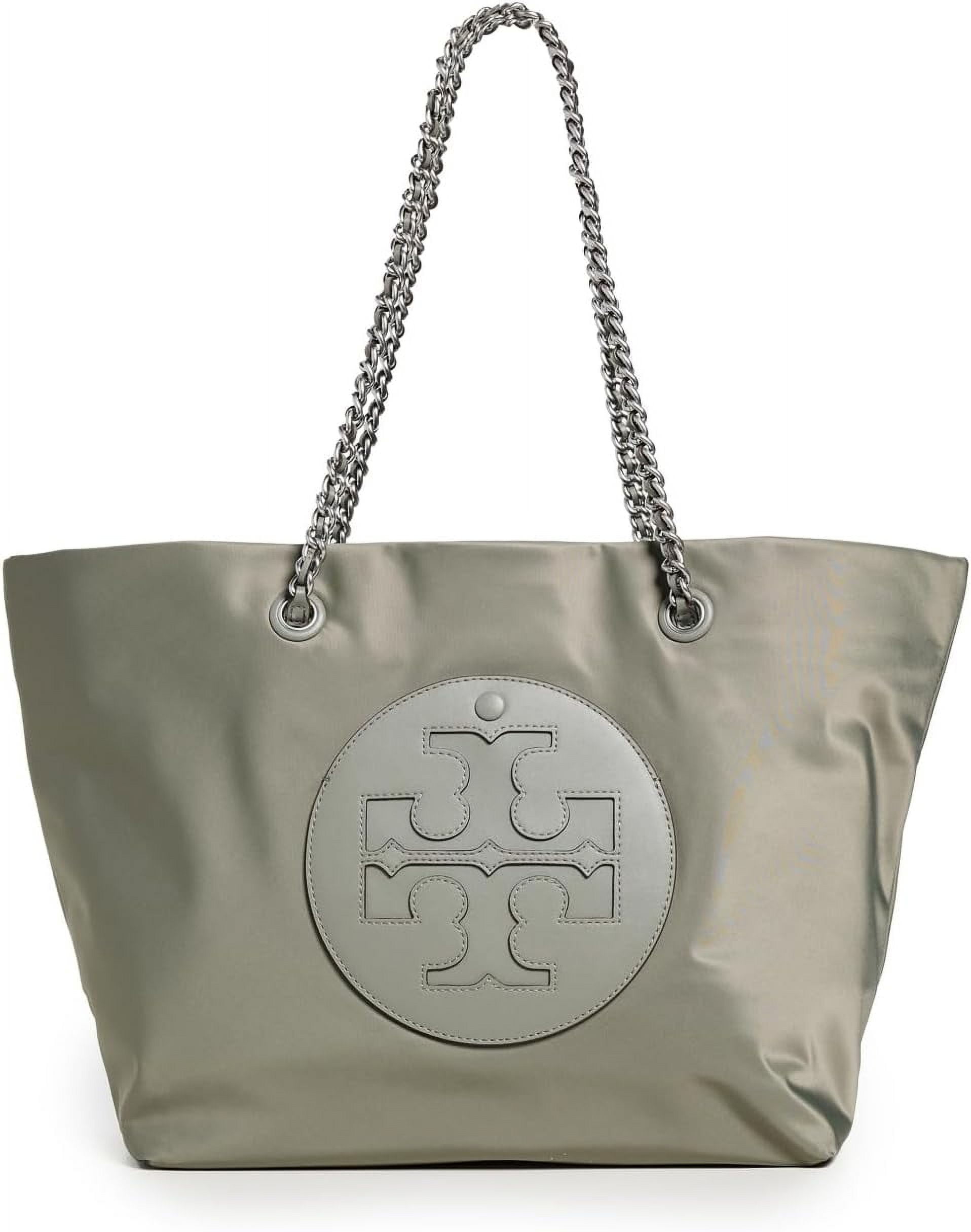 Tory Burch Women's Ella Chain Tote, Stone - Walmart.com