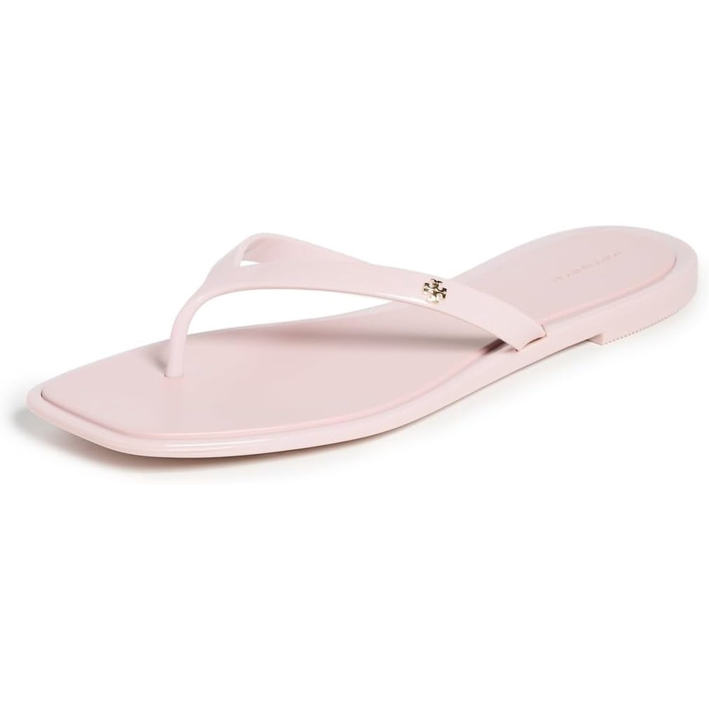 Tory Burch Women's Roxanne Flip Flops, Meadowsweet, Pink Slides Shoes ...