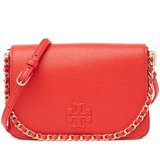 Tory Burch Women's Thea Pebbled Leather Small Convertible Crossbody Bag ...