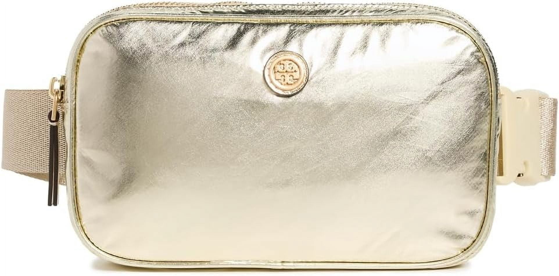 Tory Burch Women's Virginia Metallic Belt Bag, Gold - Walmart.com