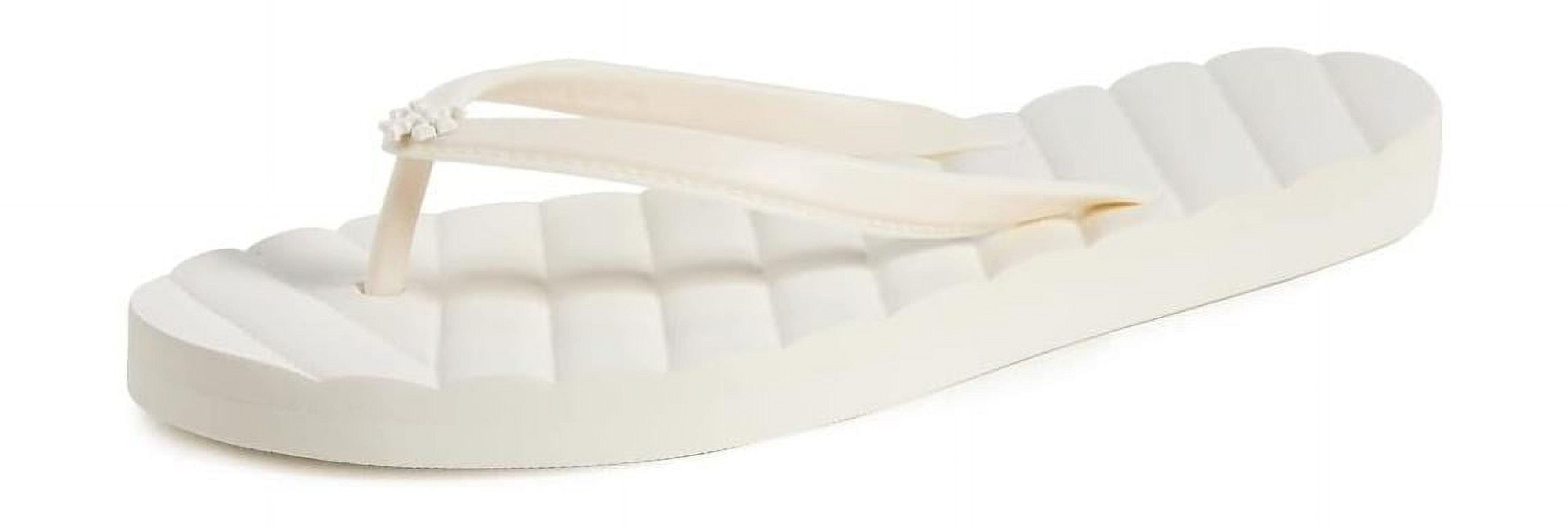 Tory Burch Womens Kira Flip Flops - Ivory Eva/White/Off White - 8 ...
