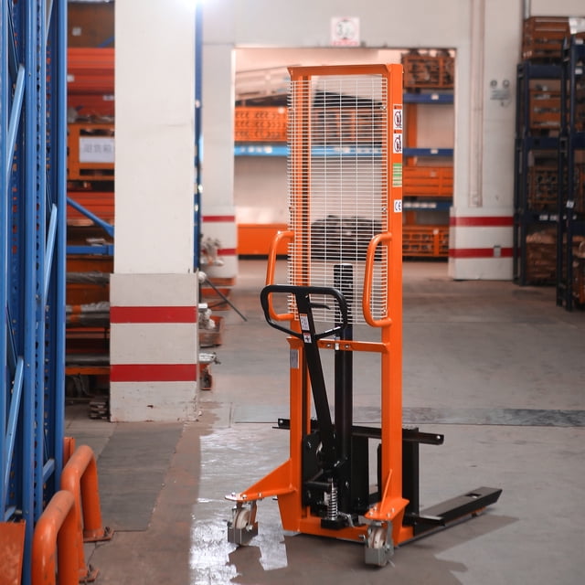 Tory Carrier 1100lb Pallet Stacker - Heavy - Walmart Business Supplies