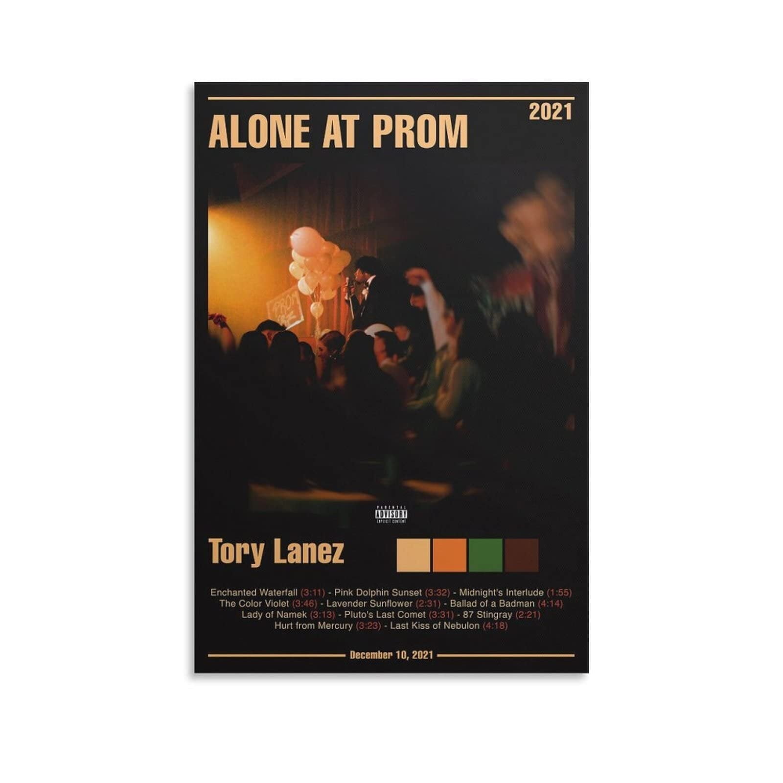 Tory Lanez ALONE AT PROM 2021 Canvas Poster Bedroom Decoration ...