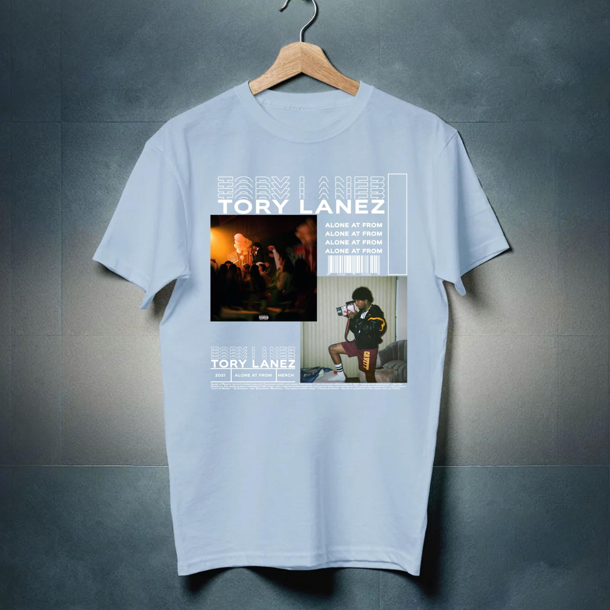 Tory Lanez Album Cover T-Shirt, Alone at Prom Tee Vintage Graphic Tee ...