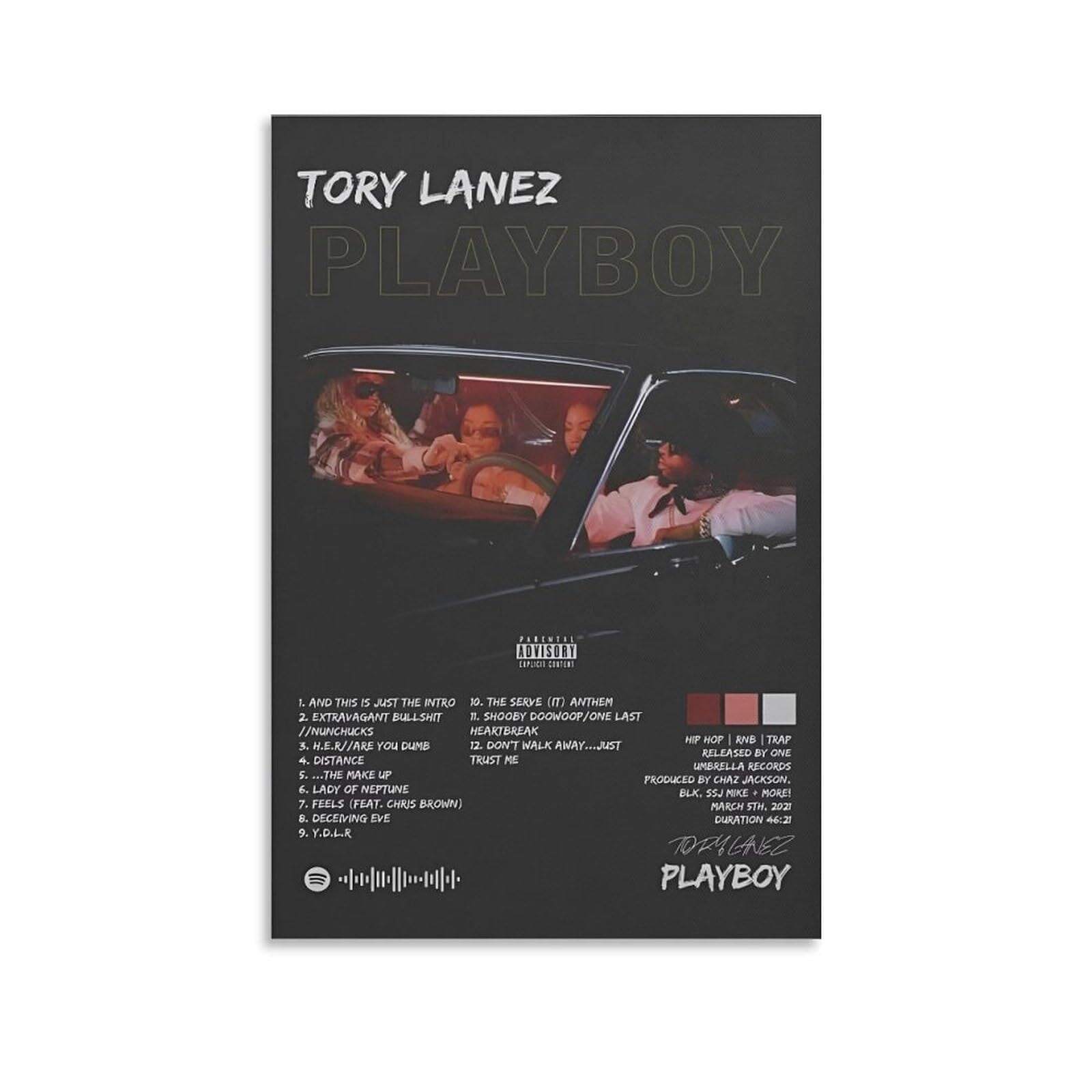 Tory Lanez Poster (36) Canvas Painting Poster Wall Art Decorative ...