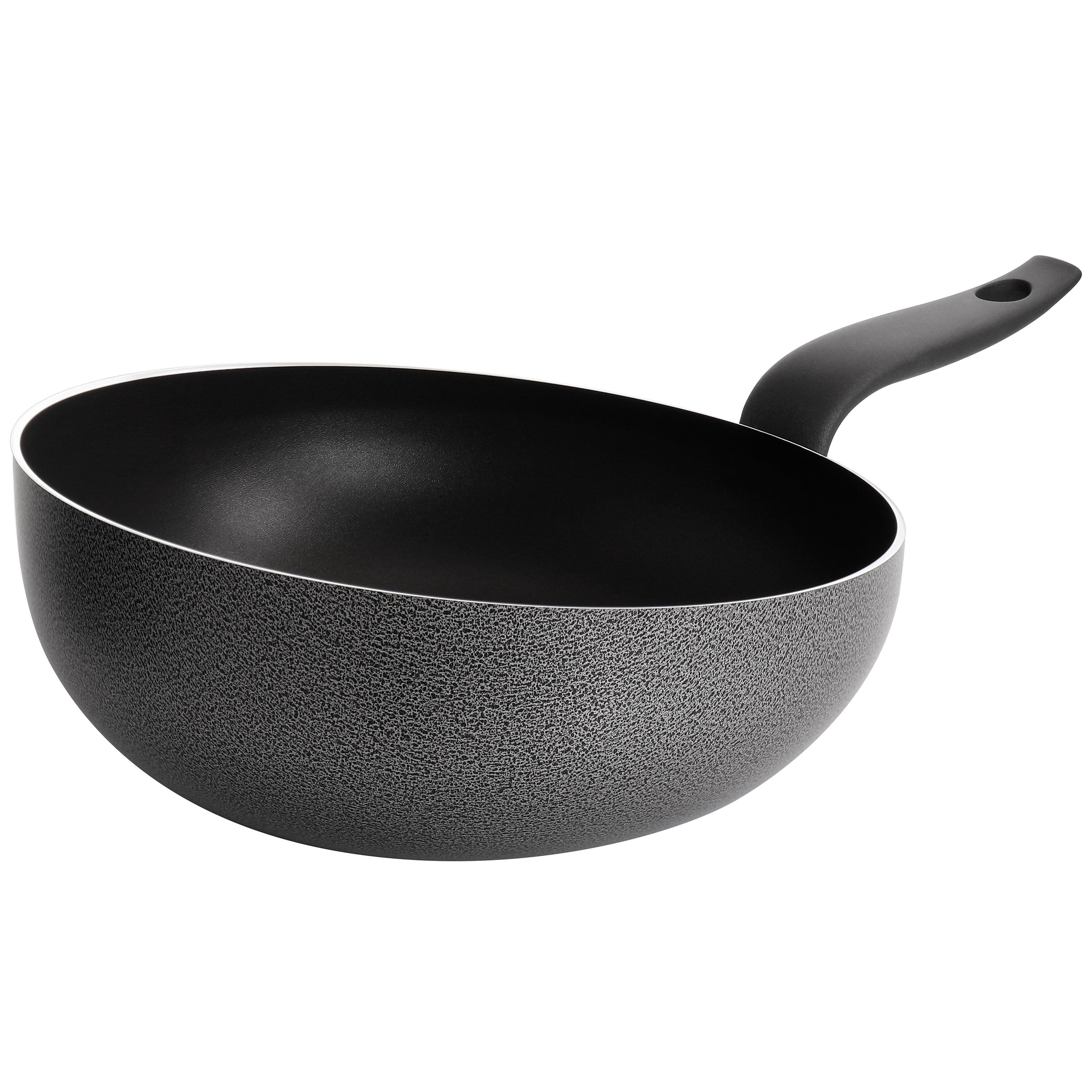 Tosca Siena 11 Inch Nonstick Aluminum Wok in Grey Granite - Walmart.com