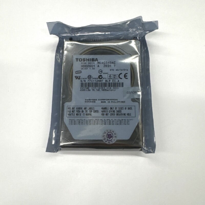 Toshiba 40GB IDE Ultra ATA-100 4200RPM 8MB Internal 2.5" Hard Drive ...