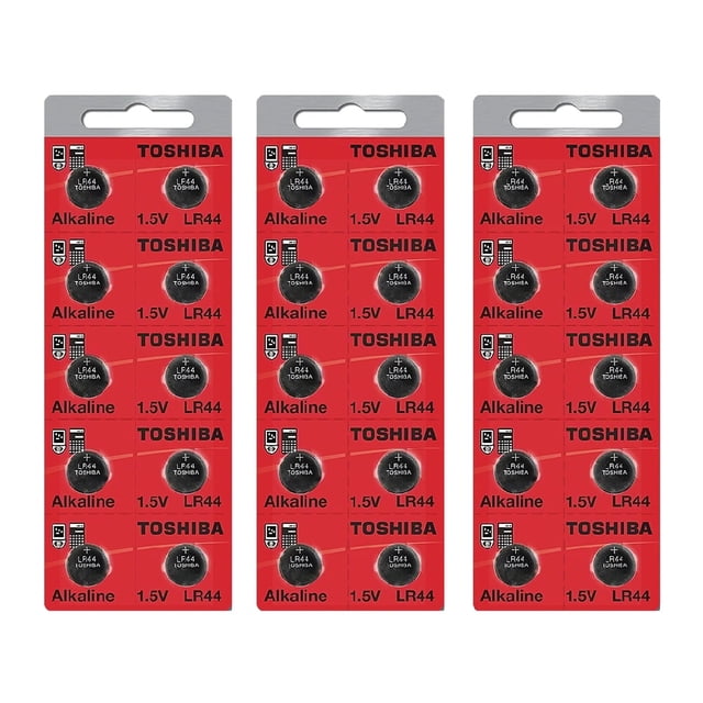Toshiba LR44 AG13 Alkaline Batteries for Office Devices - Walmart ...