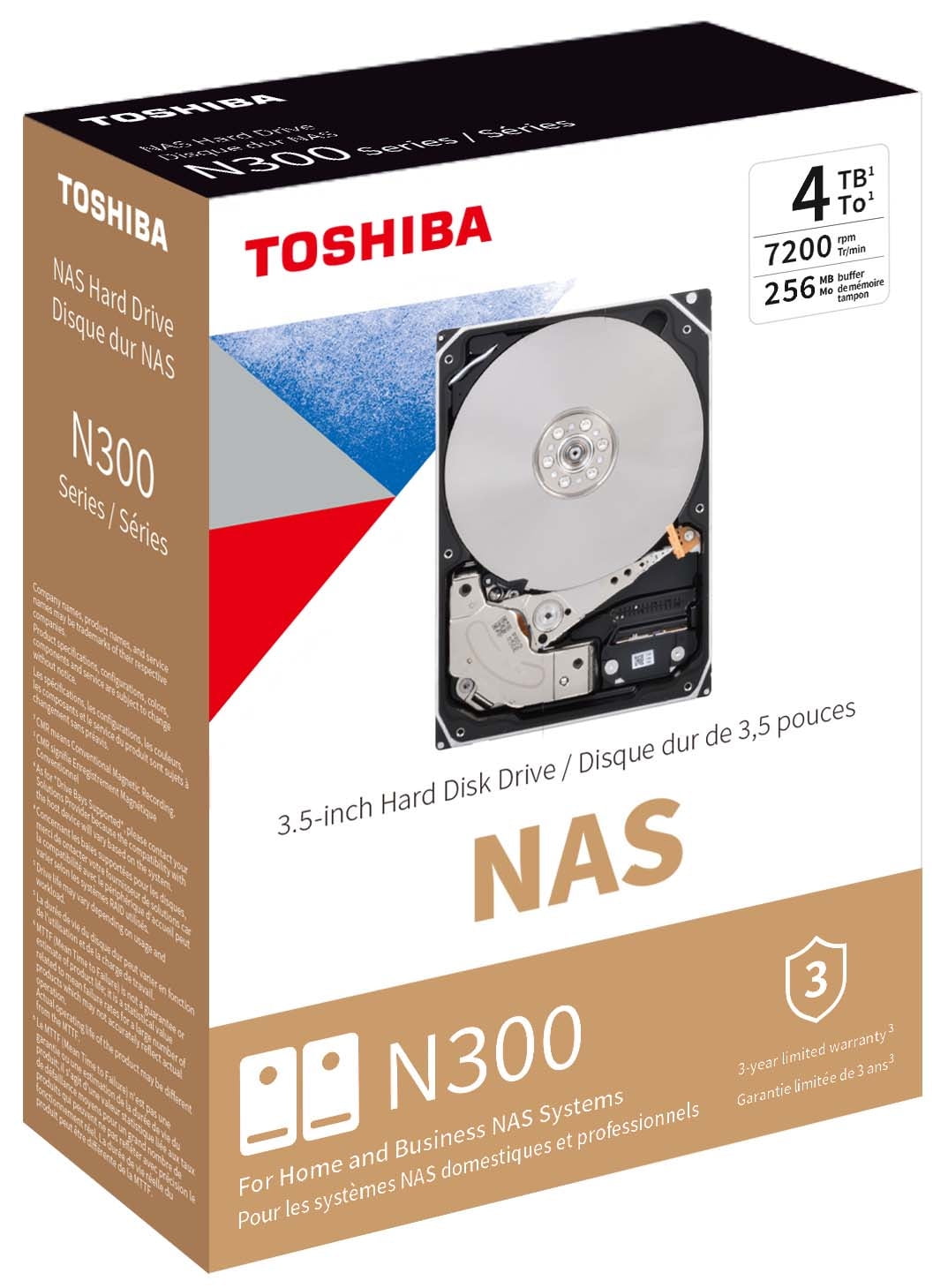 Toshiba N300 4TB NAS 3.5-Inch Internal Hard Drive - Walmart.com