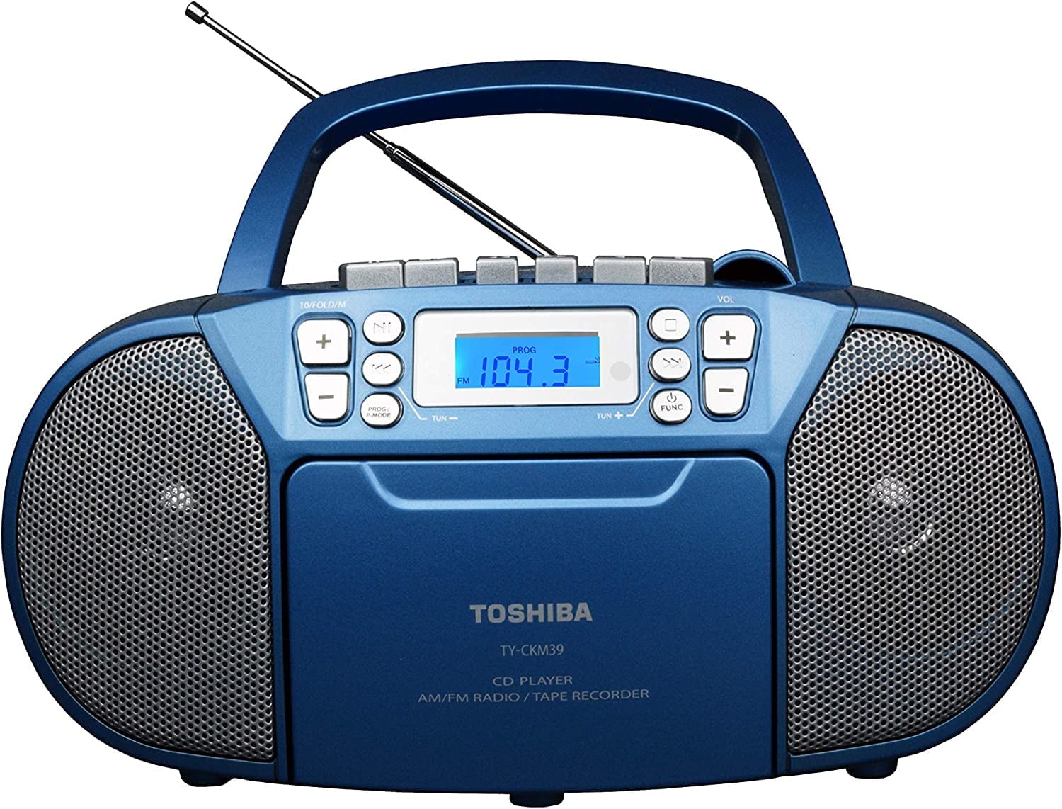 Toshiba Portable Digital Tuner AM/FM Radio, CD & Cassette Player with ...