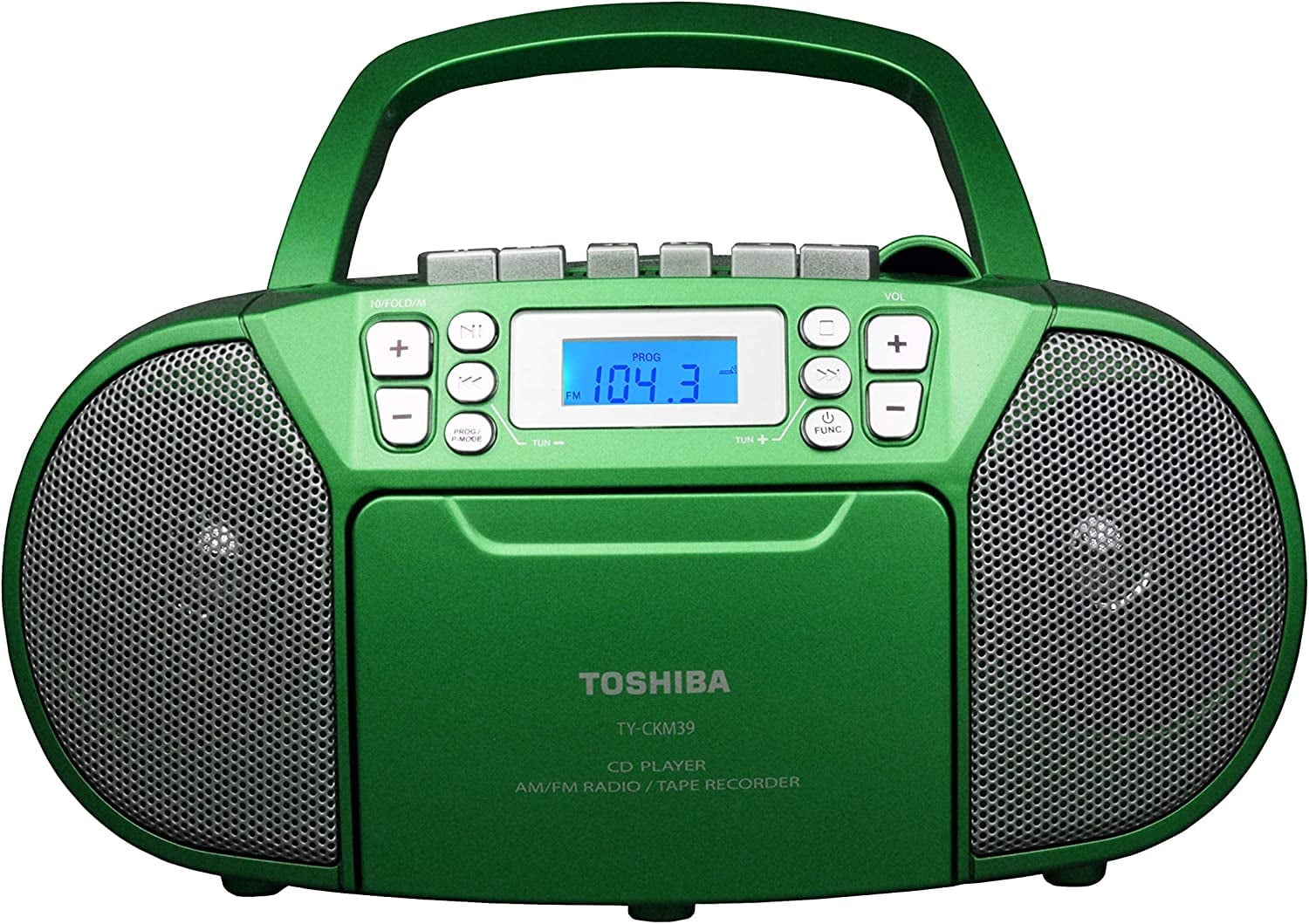 Toshiba Portable AM/FM Radio, Multi-Disc CD Player, Tape Recorder Combo ...