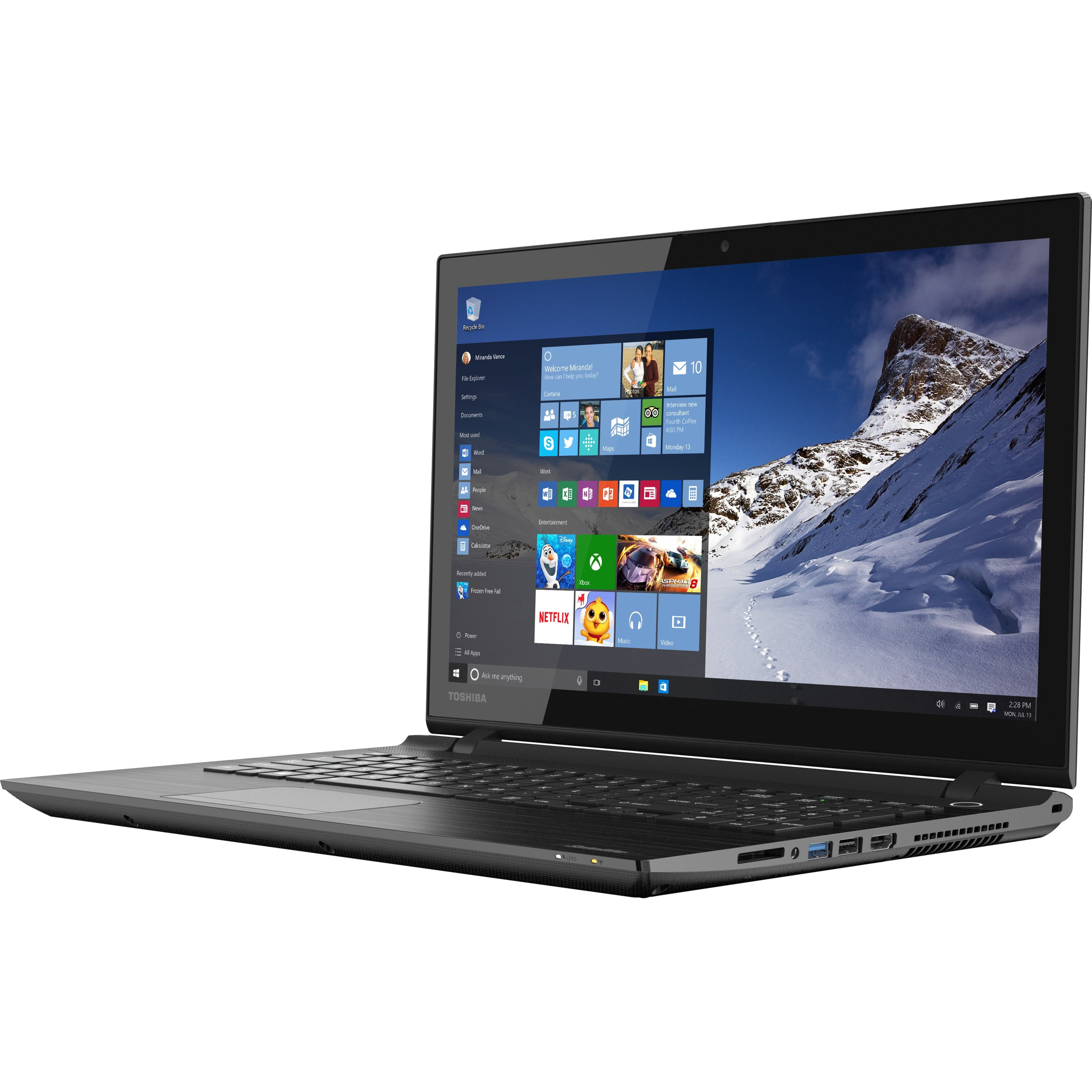 Toshiba Satellite 15.6" Touchscreen Laptop, AMD A-Series A8-7410, 6GB RAM, 1TB HD, DVD Writer ...