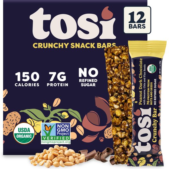 Tosi Snack Bars in Snacks, Cookies & Chips - Walmart.com