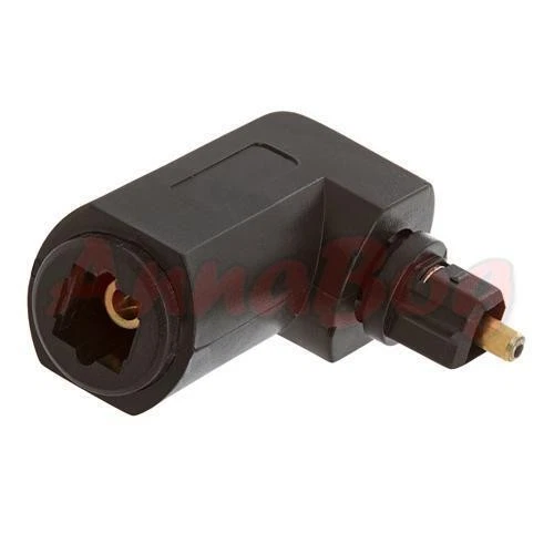 Toslink Jack To Plug Adapter Optical Digital Audio Cable Right Angle ...