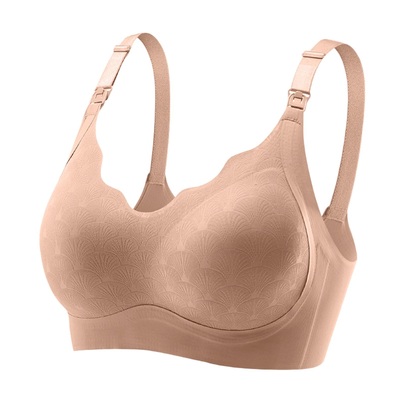 Tosmy Women's Bras Ladies Sexy Transparent Shoulder Strap Cordless ...