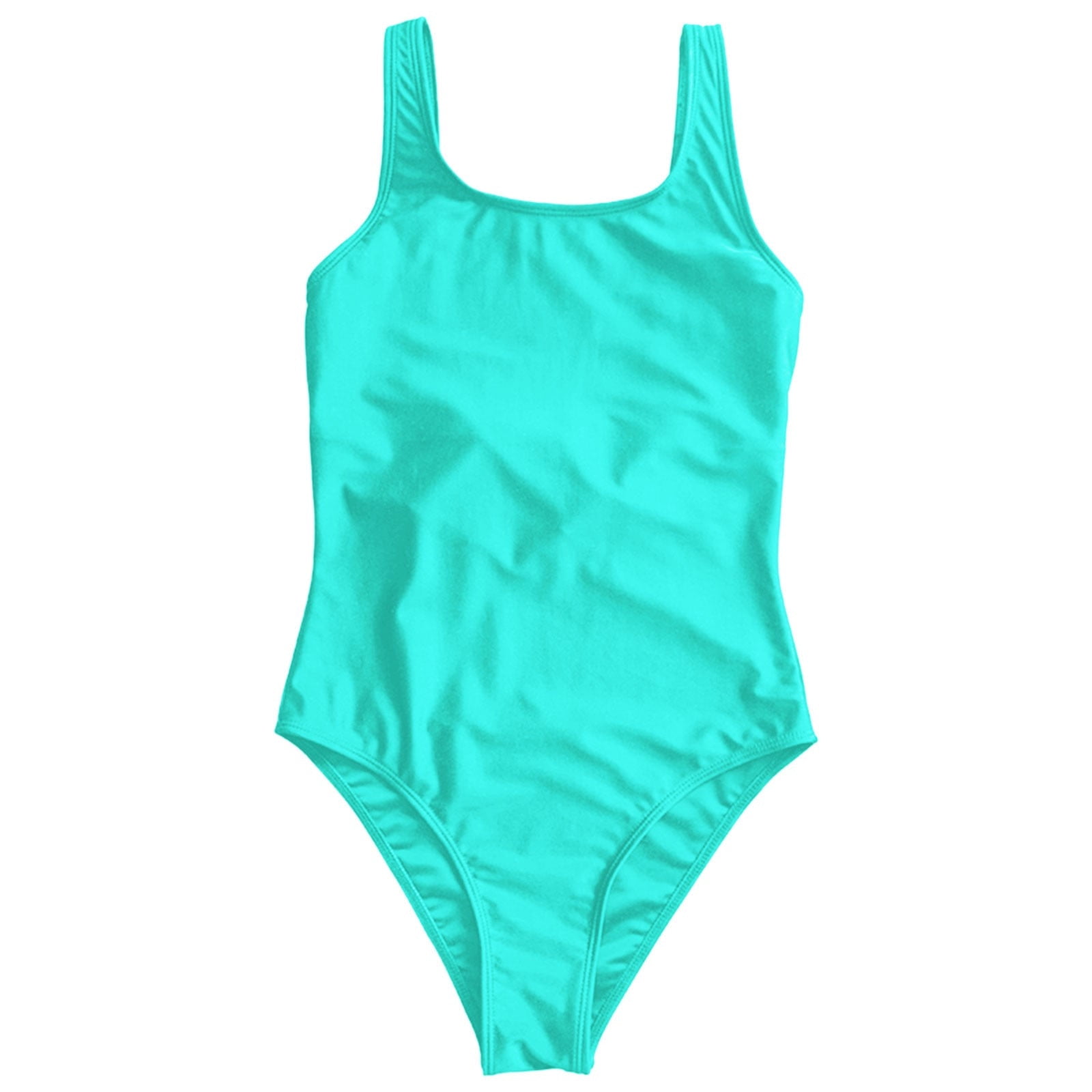 Tosmy Womens One Piece Swimsuits Slim Strap Bikini Swimsuit Gathering
