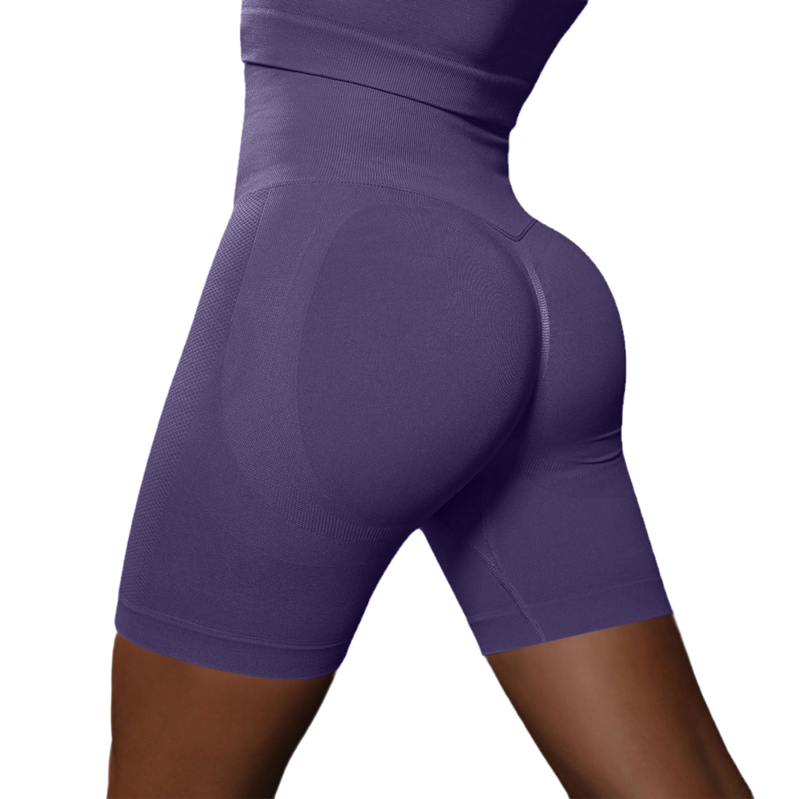 Tosmy Workout Shorts Women's Fitness Yoga Shorts High Waist Soft ...