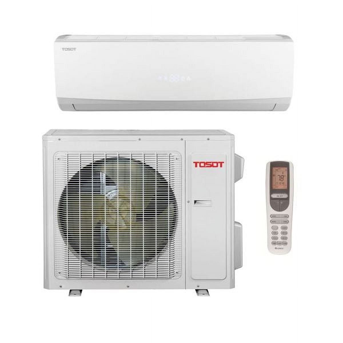 Tosot 12,000 Btu 18 Seer Single Zone Ductless Hyper Heat Mini Split ...