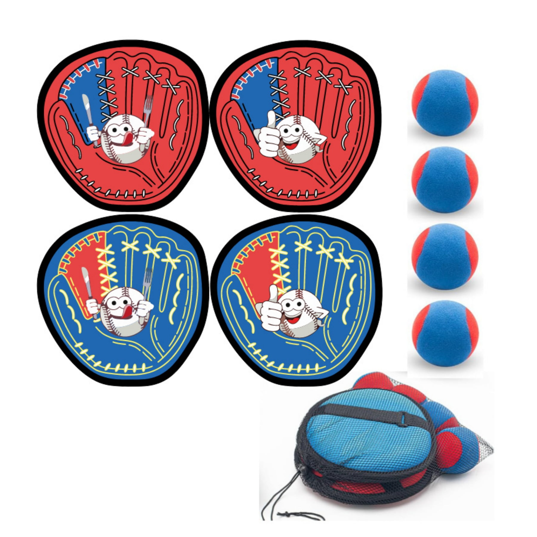 Toss and Catch Ball Game Set,Sticky Toddler Baseball Training Glove ...
