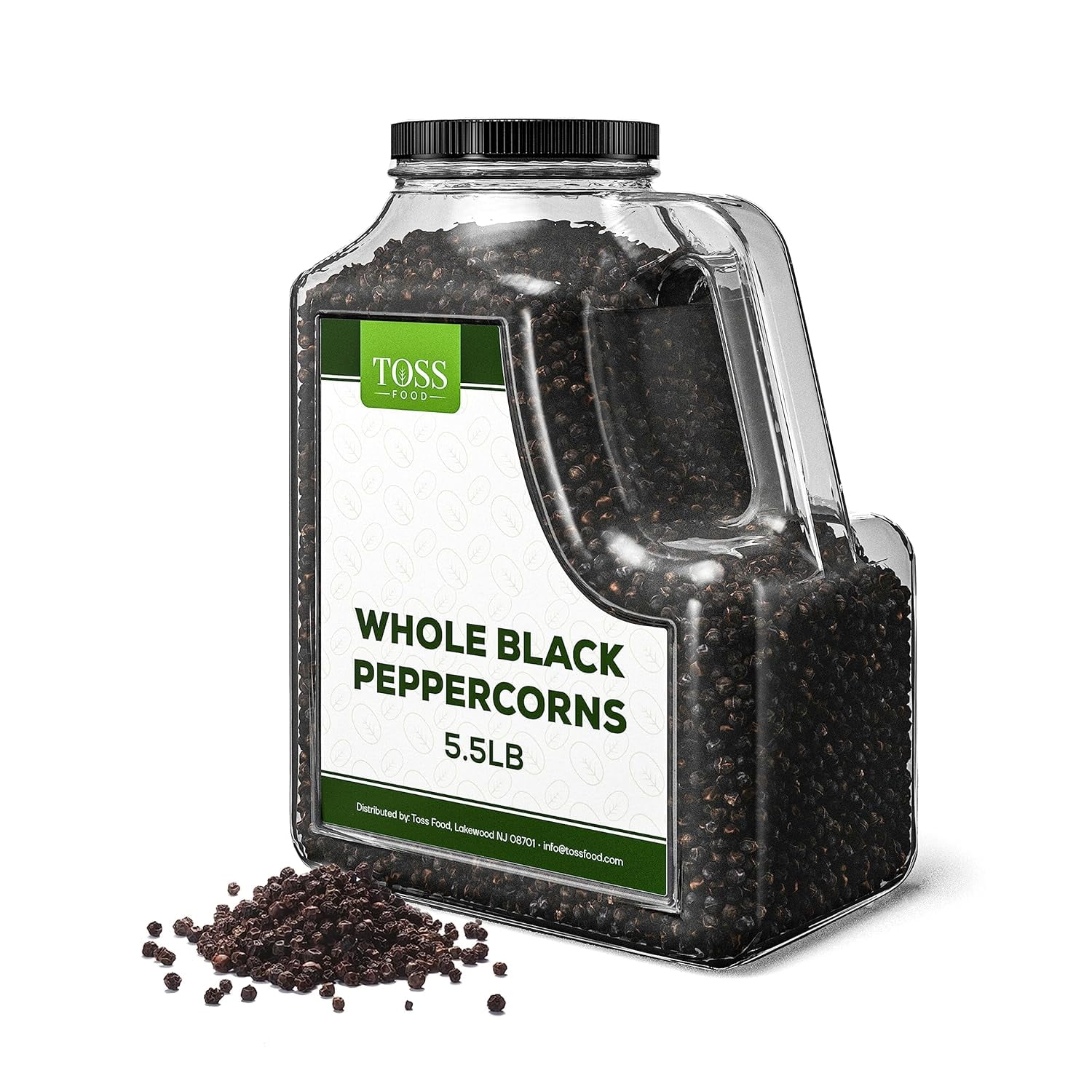 Toss Cooking Whole Black Peppercorns, Fresh & Coarse, 5.5 lb Bulk Pack ...