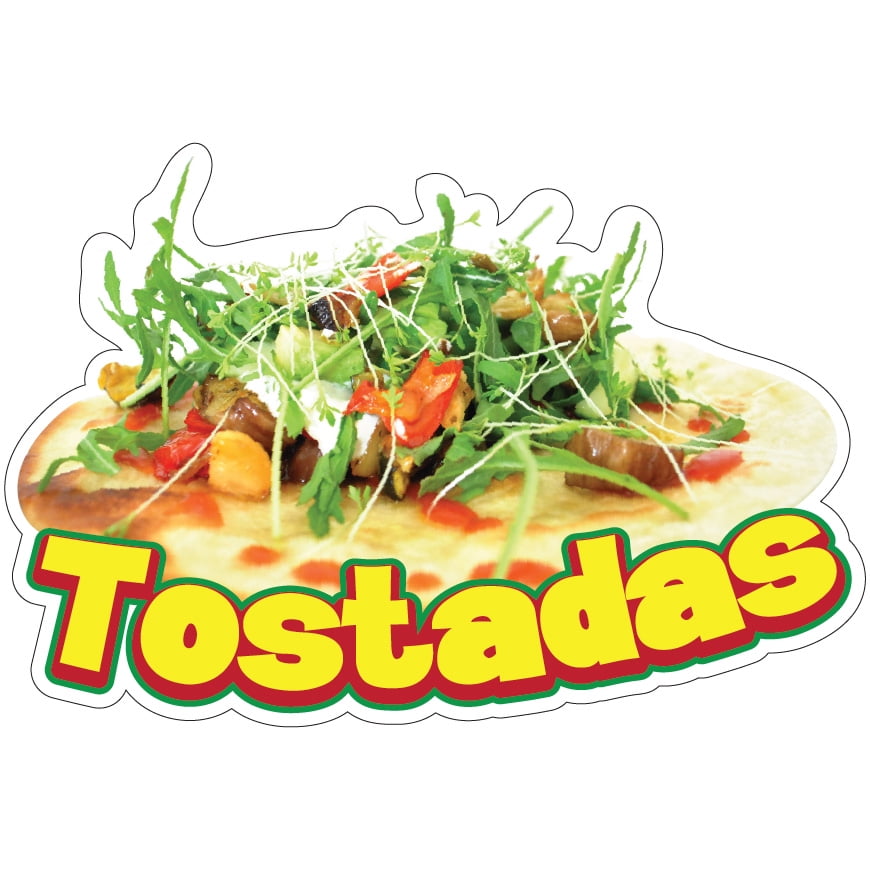 Tostadas 24" Decal Concession Stand Food Truck Sticker - Walmart.com