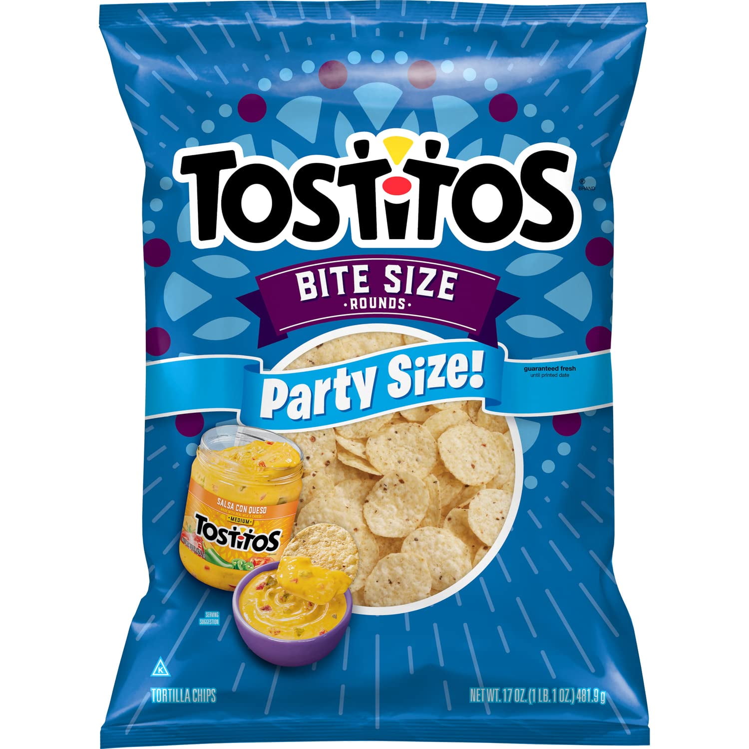 Tostitos Bite Size Rounds Party Size, 17 Oz Packaging May Vary - Pack ...
