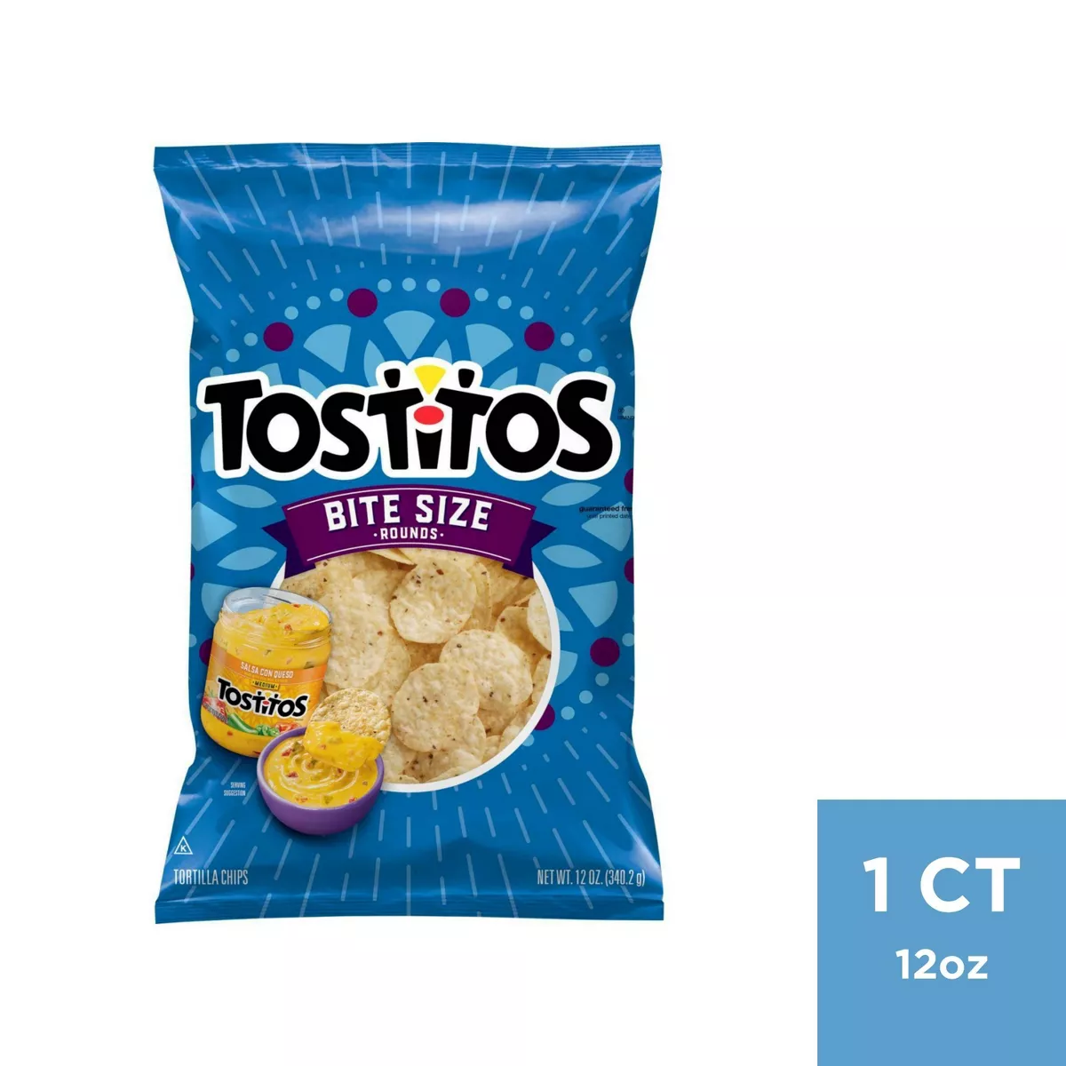 Tostitos Bite Size Rounds Tortilla Chips - 12oz(Packaging May Vary ...