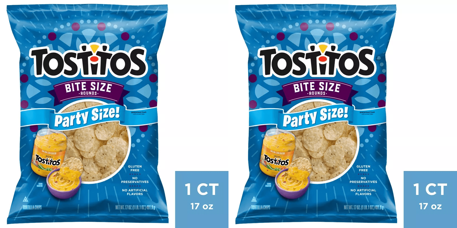 Tostitos Bite Size Tortilla Chips Party Size 17oz Pack Of 2 – Bite Size ...