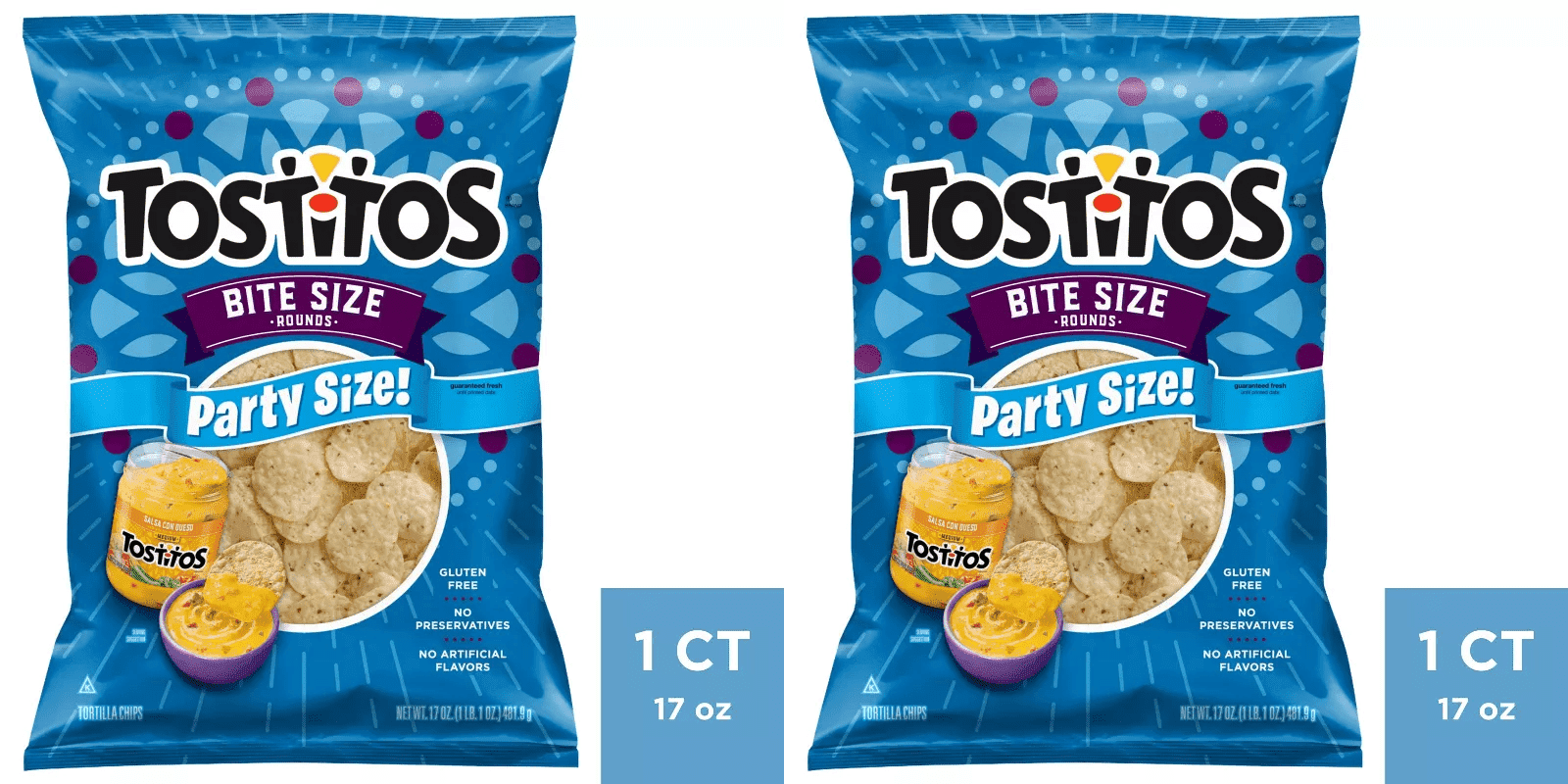 Tostitos Bite Size Tortilla Chips Party Size 17oz Pack Of 2 – Bite Size ...