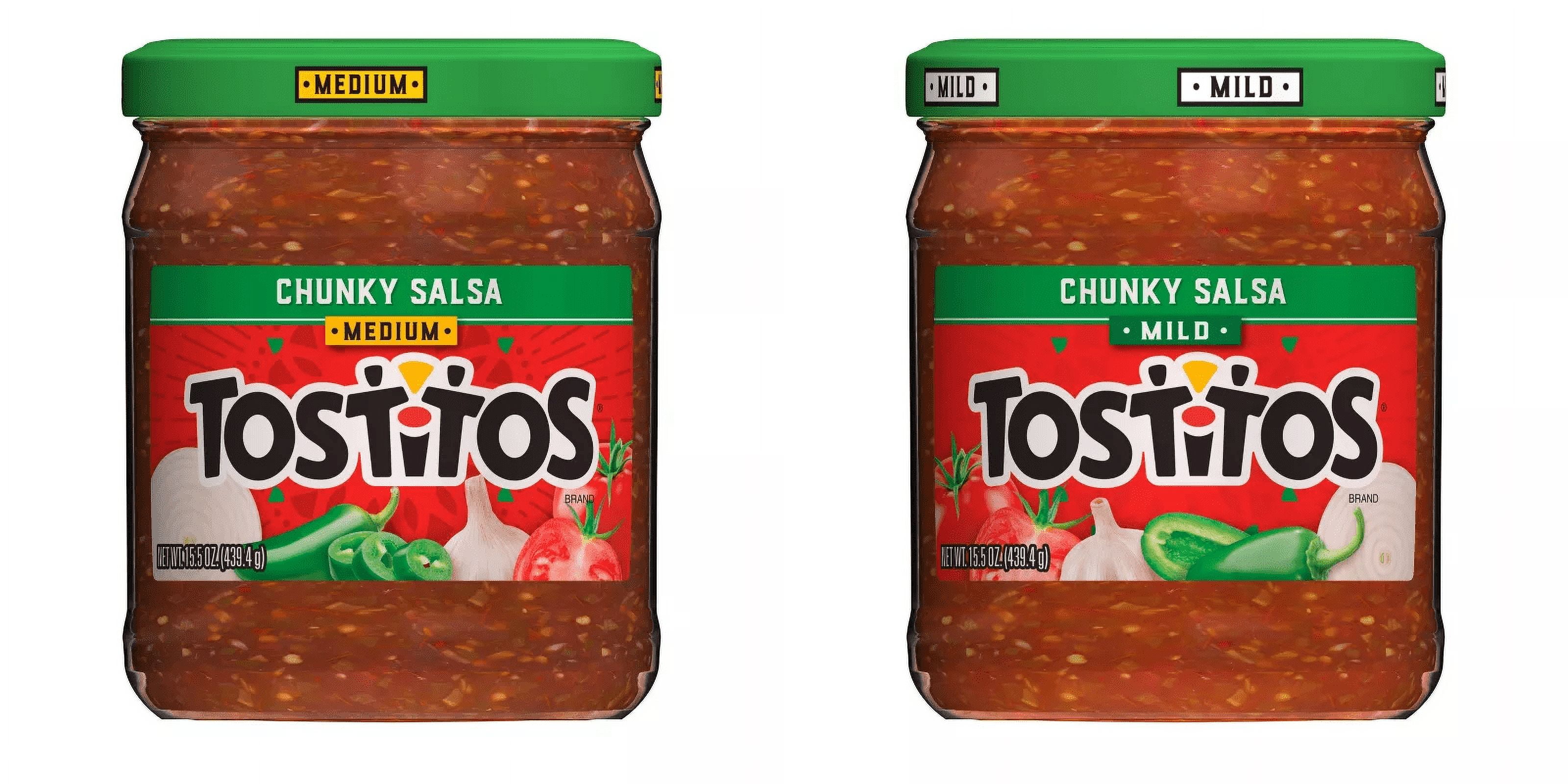 Tostitos Chunky Salsa Medium - 15.5oz Dip - Tostitos Chunky Salsa Mild Dip - 15.5oz PACK OF 1 ...