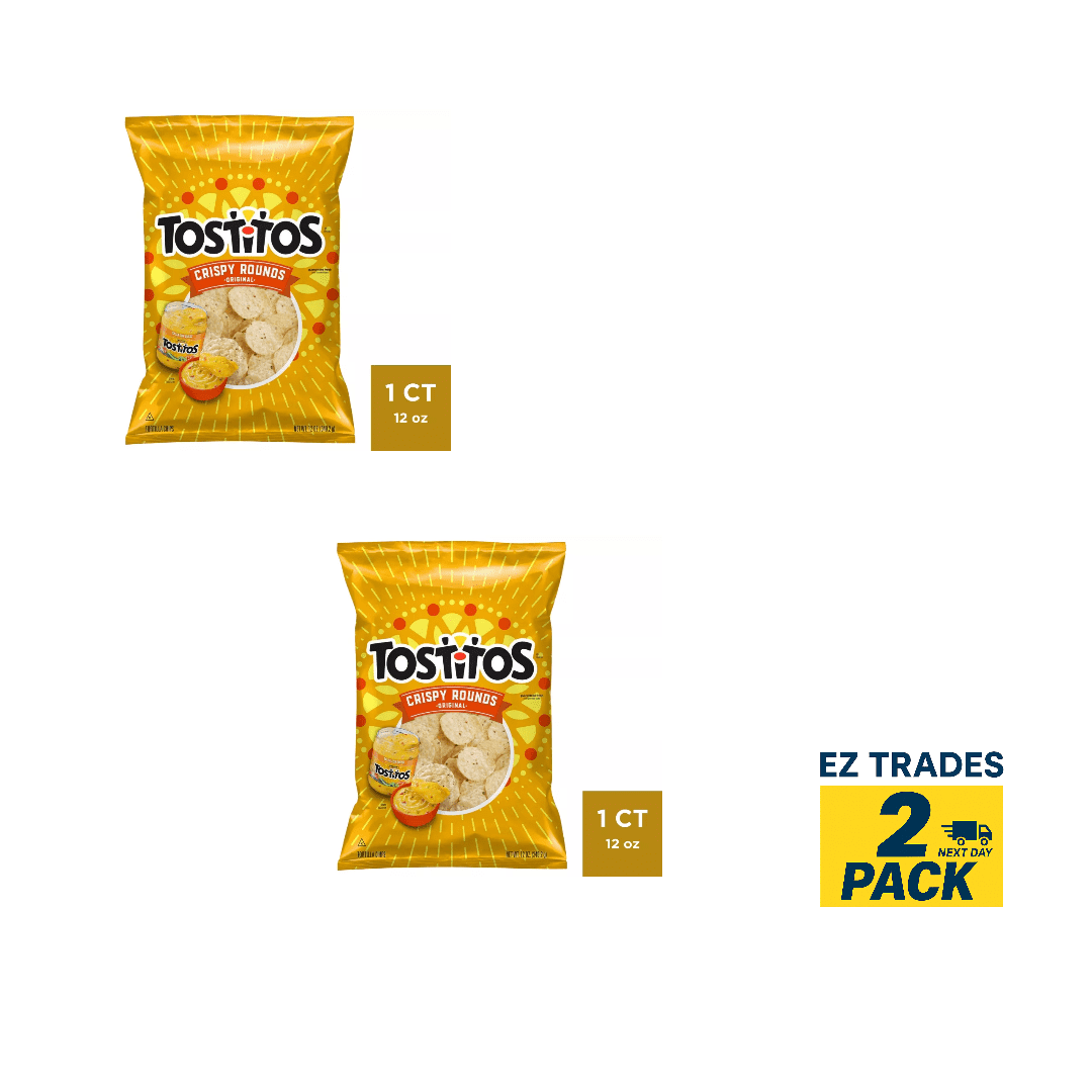 Tostitos Crispy Rounds Tortilla Chips, 12oz PACK OF 2, Crispy Rounds ...