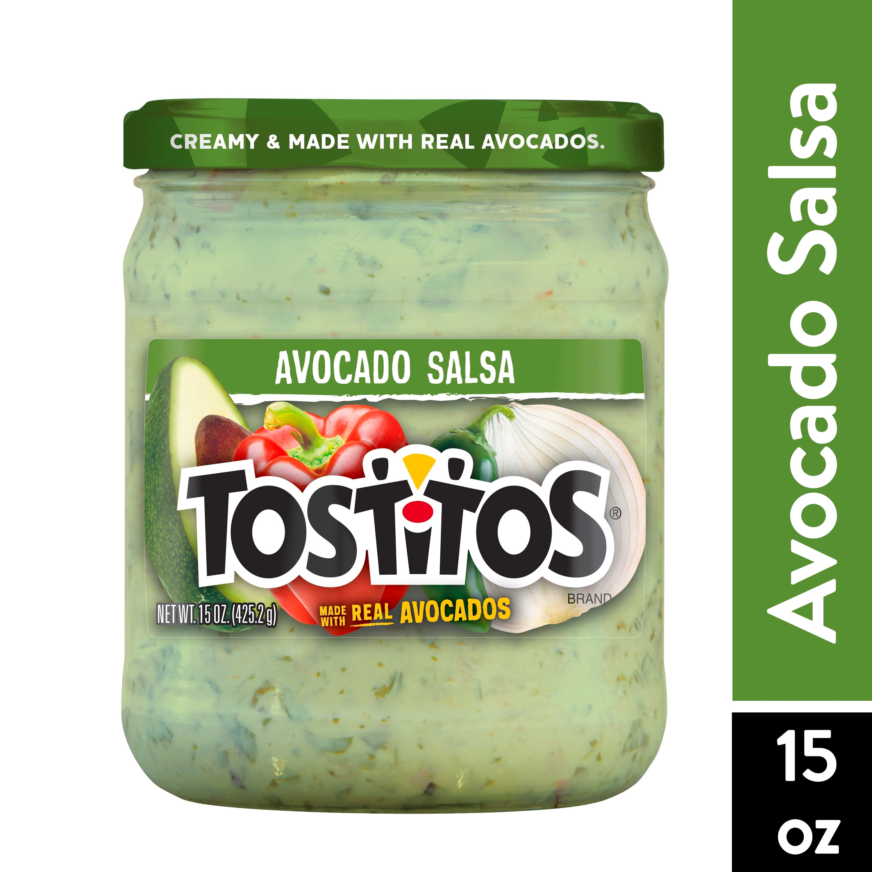 Tostitos Avocado Salsa Guacamole Dip - Thick & Creamy, Made with Real ...