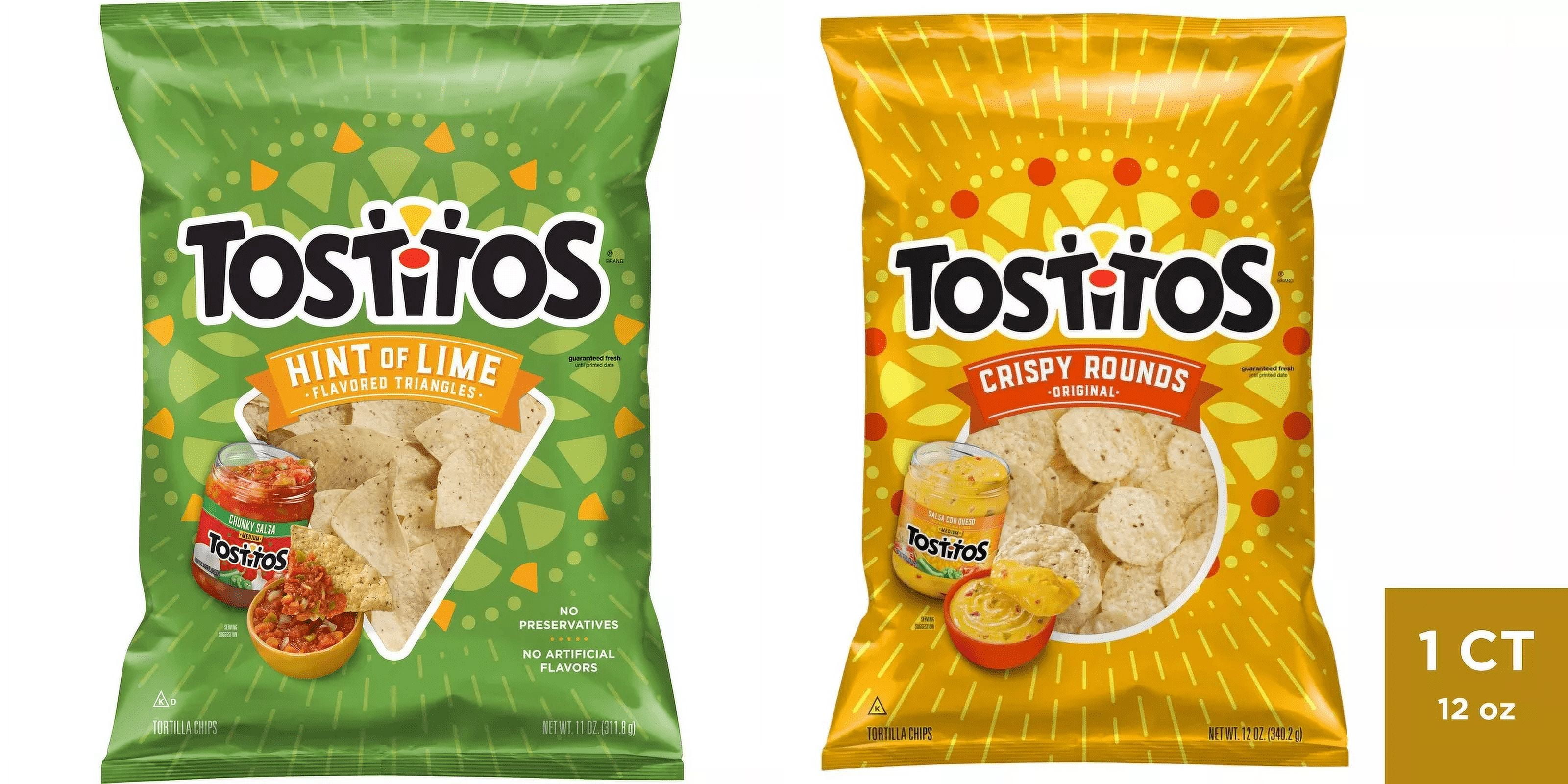 Tostitos Hint Of Lime Tortilla Chips - 11oz - Tostitos Crispy Rounds ...