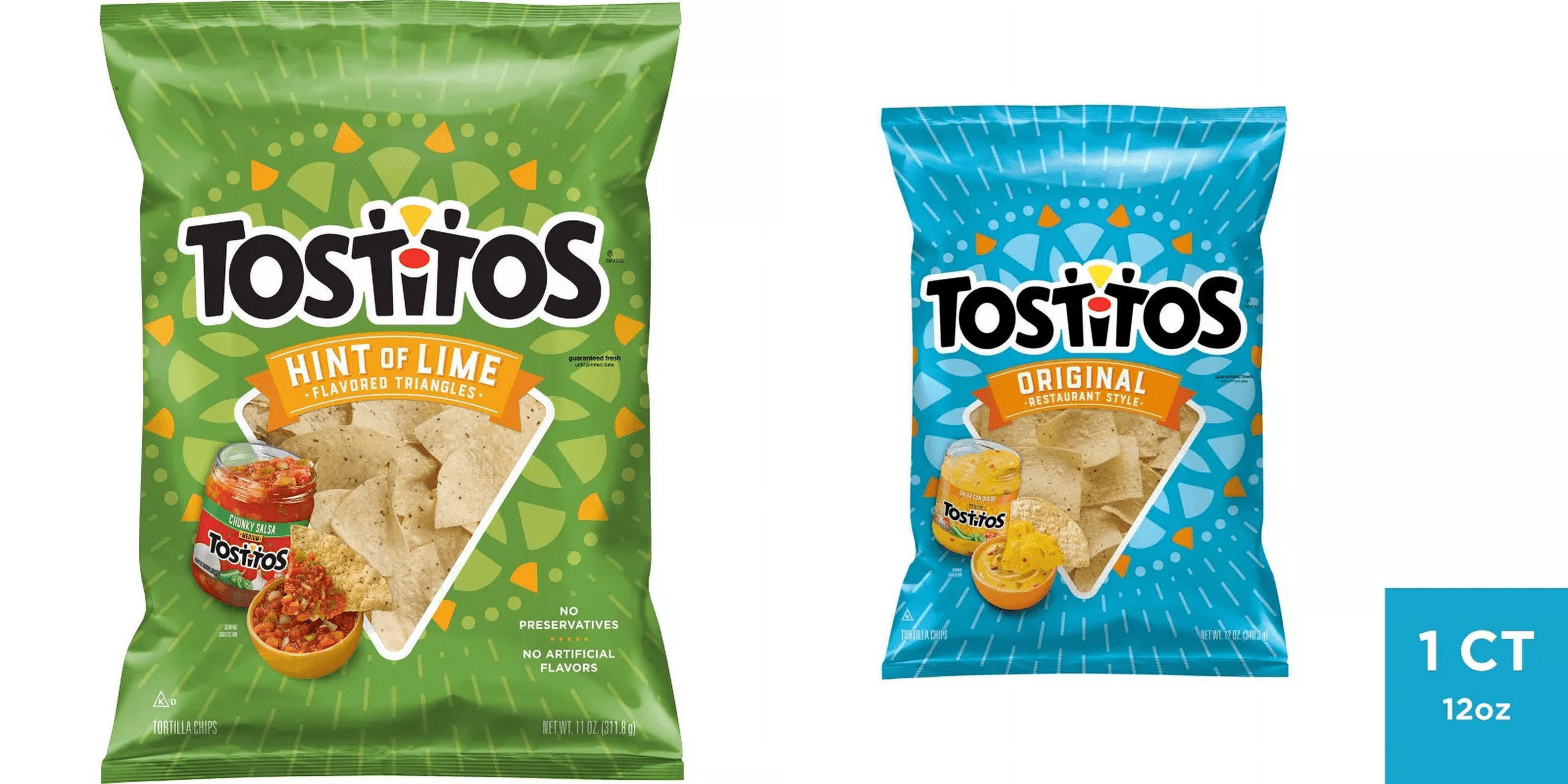 Tostitos Hint Of Lime Tortilla Chips - 11oz - Tostitos Original ...
