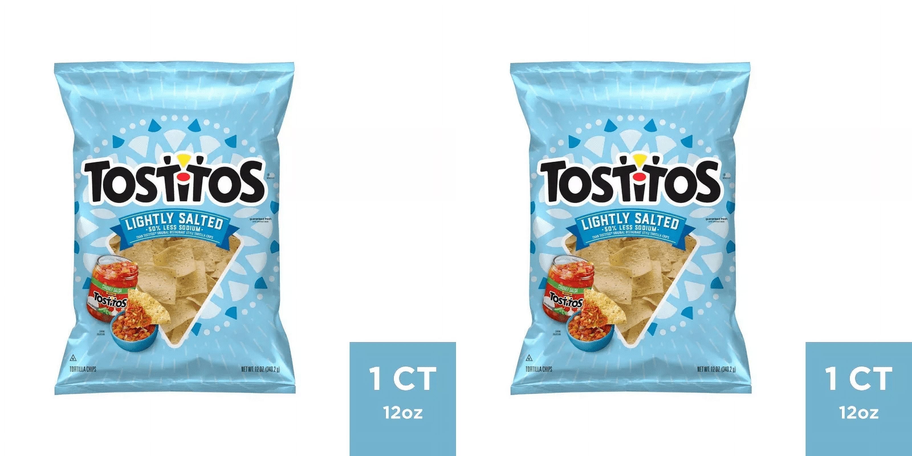 Tostitos Lightly Salted Restaurant Style Tortilla Chips 12oz Pack of 2 ...