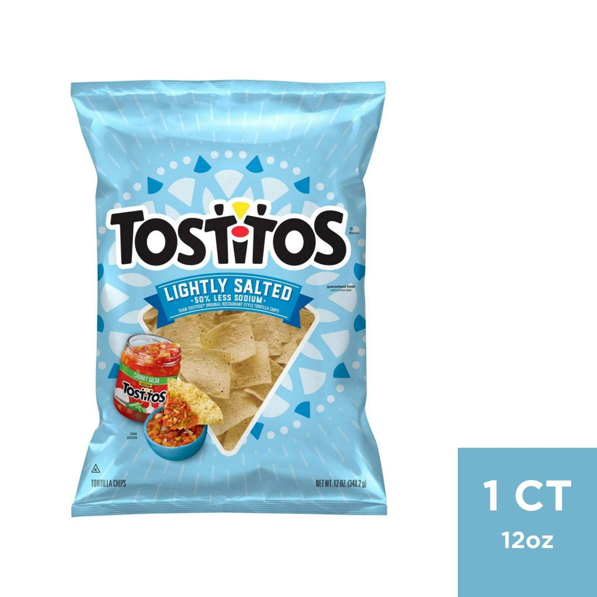 Tostitos Lightly Salted Restaurant Style Tortilla Chips - 12oz ...