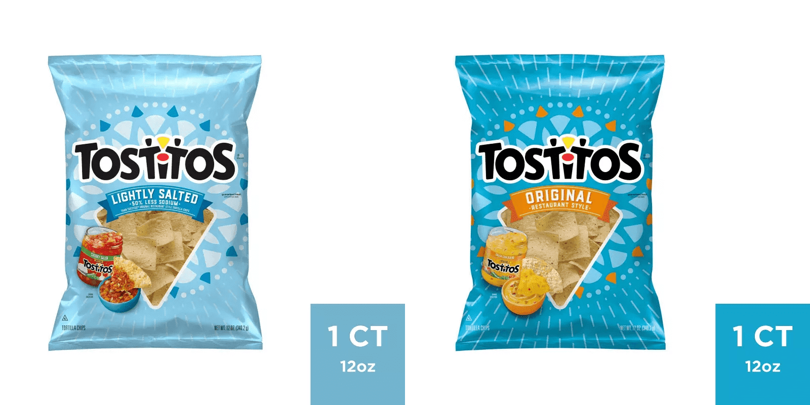 Tostitos Lightly Salted Restaurant Style Tortilla Chips - 12oz ...