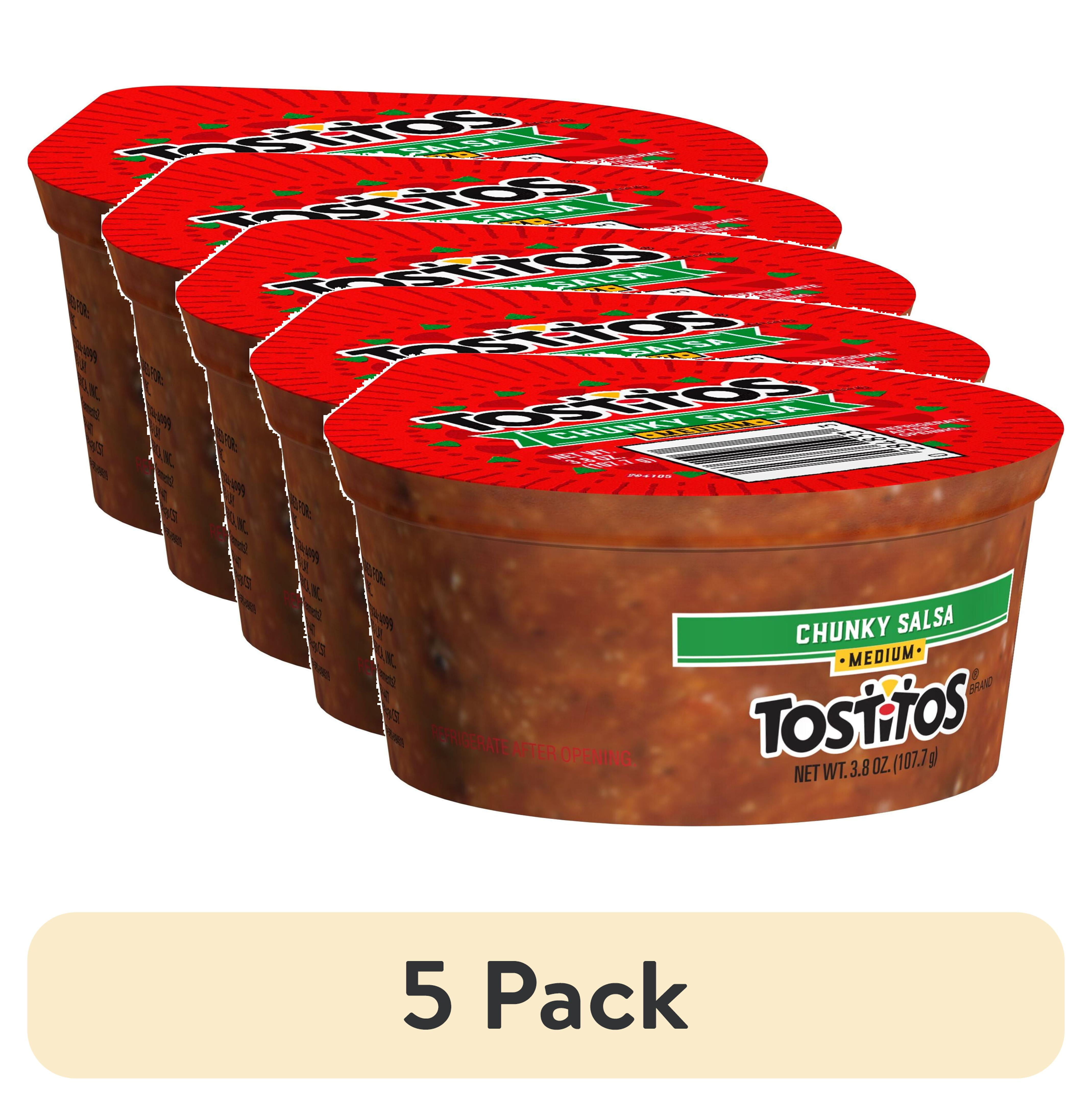 (5 pack) Tostitos Medium Chunky Salsa, 3.8 oz - Walmart.com