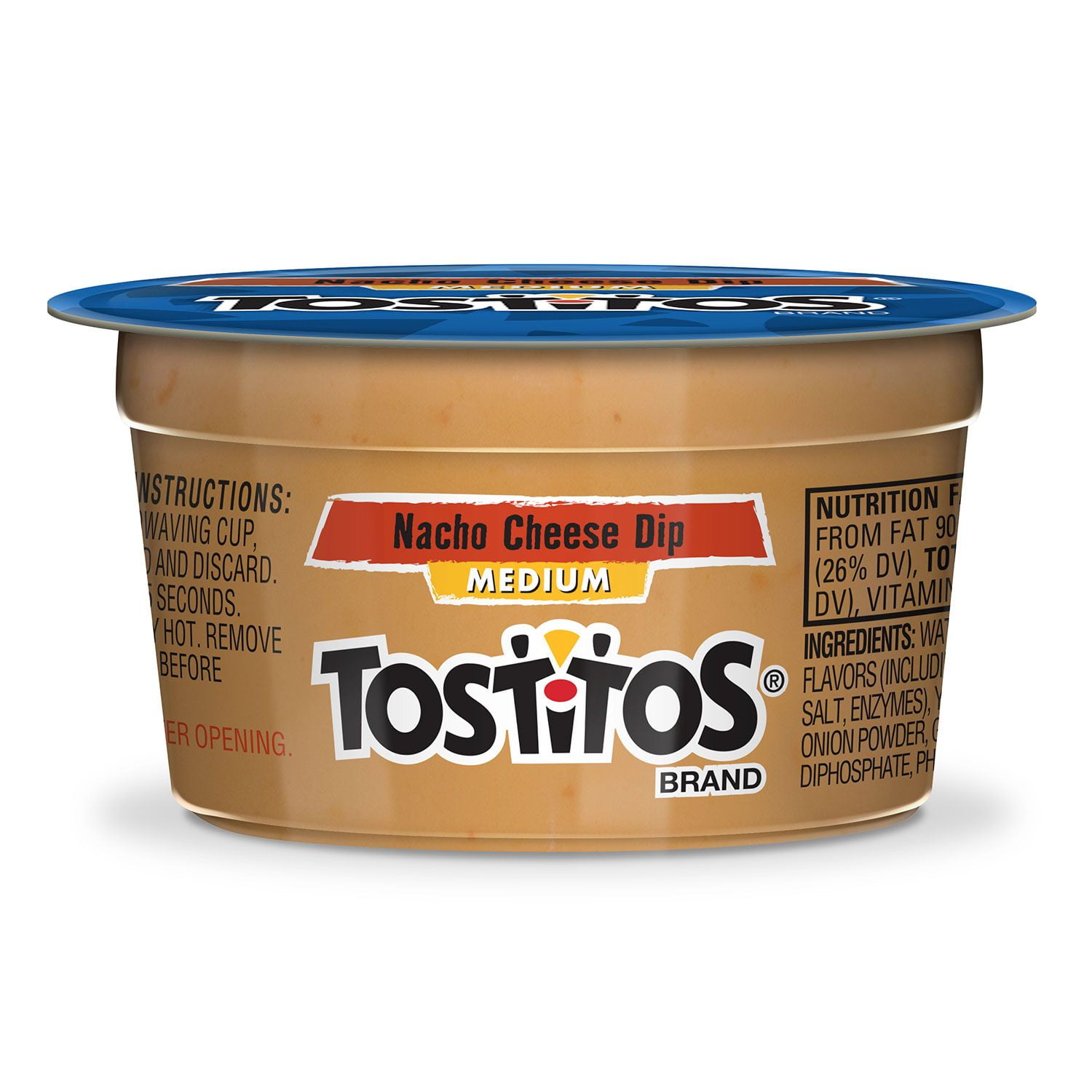 Tostitos Medium Nacho Cheese Flavored Cheese Dip & Spread, Shelf-Stable ...