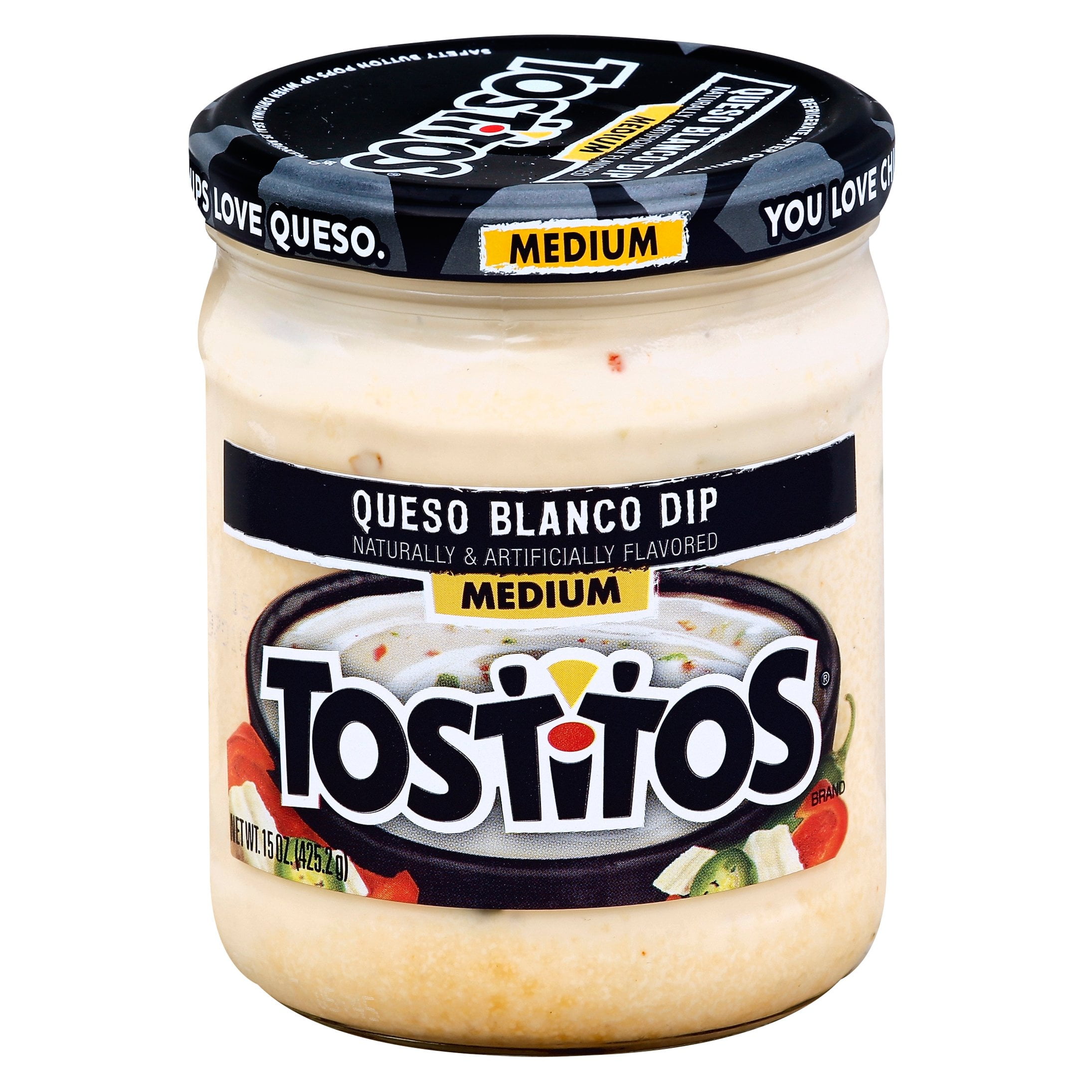 Tostitos Medium Queso Blanco Dip - 15 oz - Walmart.com